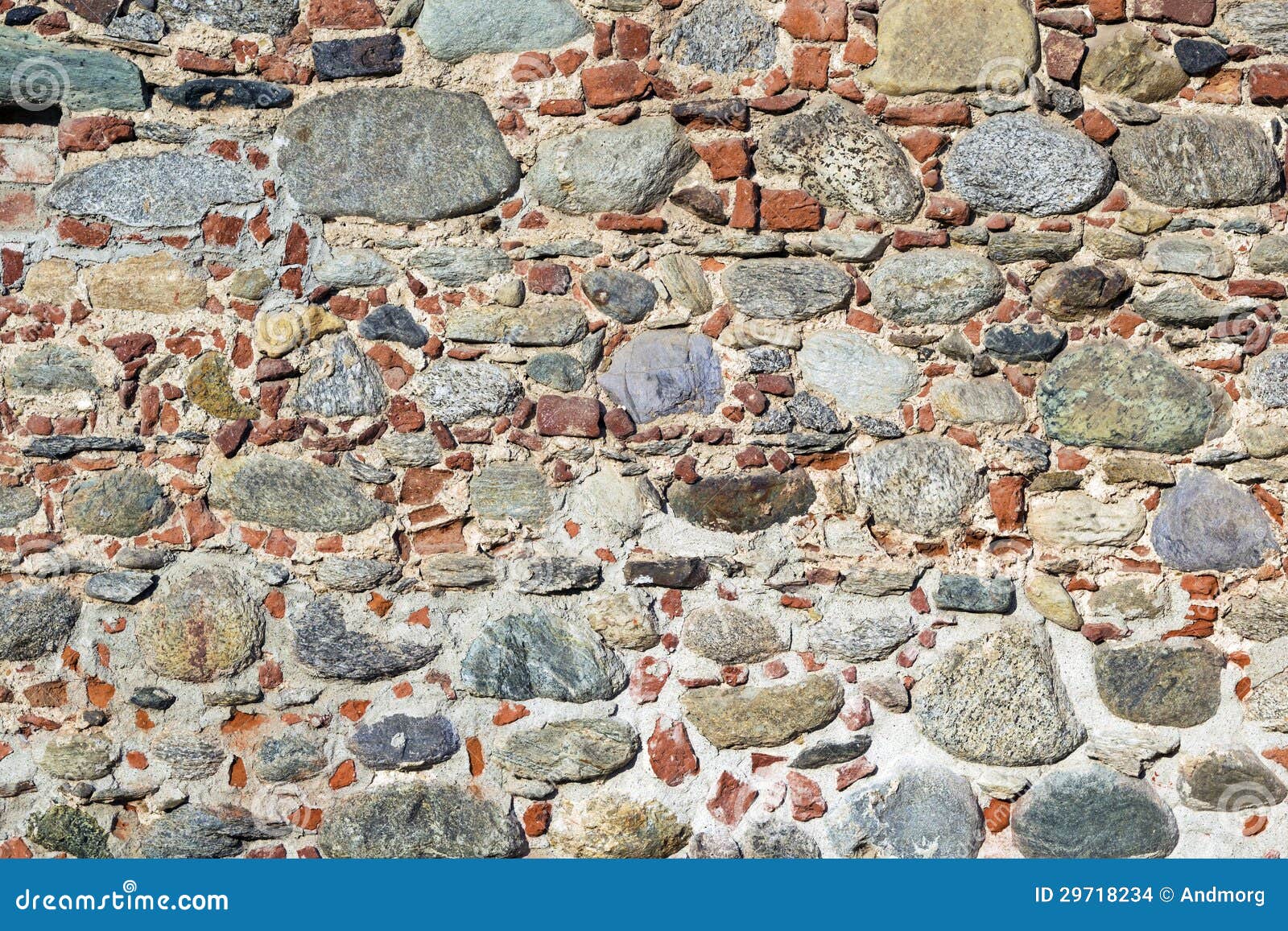 Stones and bricks wall stock photo. Image of cement, design - 29718234