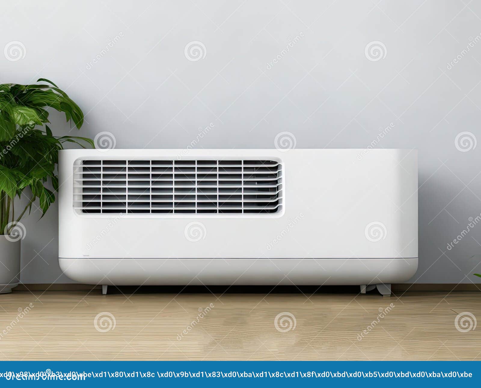 Wall Mounted Air Conditioner Unit, Ai Generative Stock Illustration ...