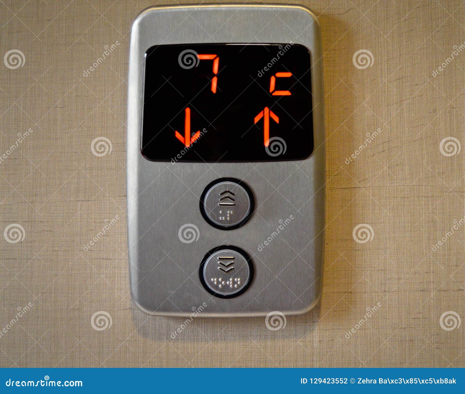 Air Conditioning Control Panel Digital Stock Photo - Image of buttons ...
