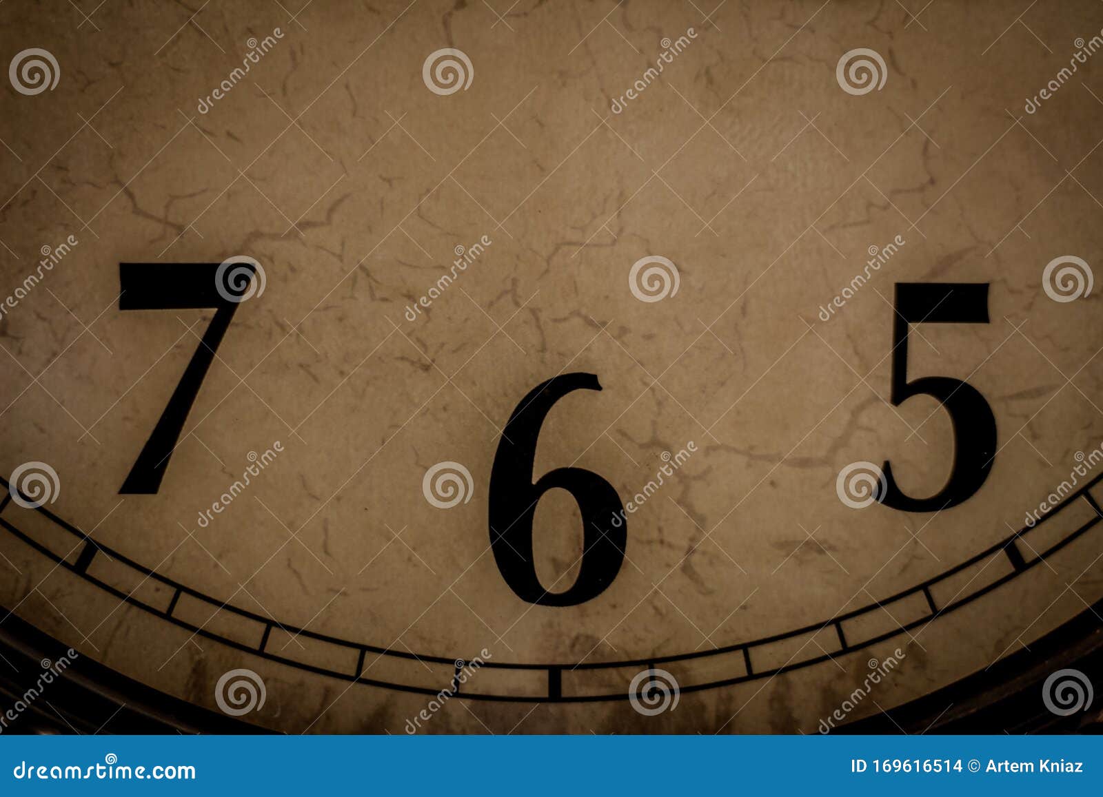 Wall Mounted Clocks Old Vintage Gothic Concept of Numbers Shape and ...