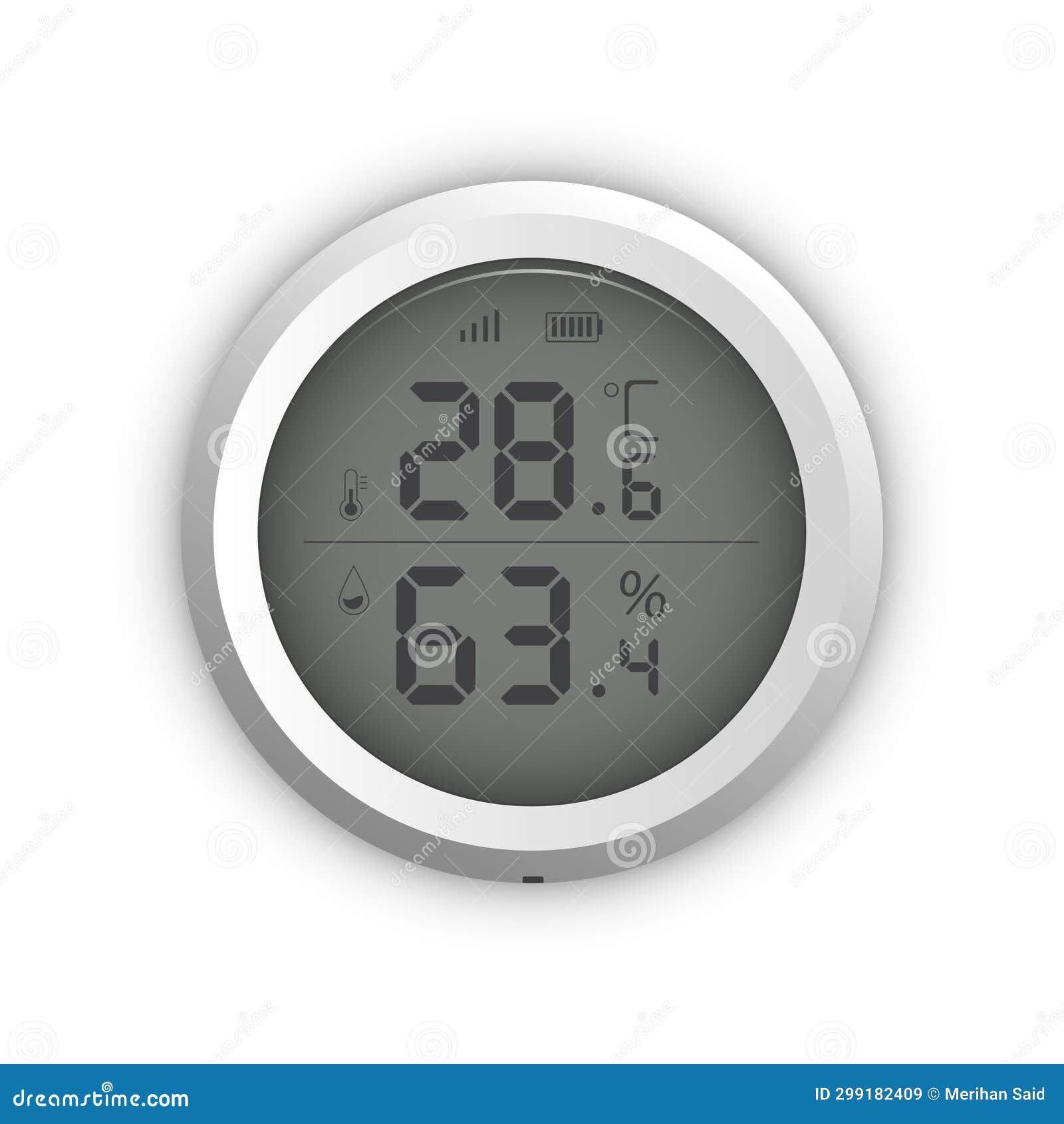 Hygrometer, Wall Mounted Controller For Indoor Air Humidity ...