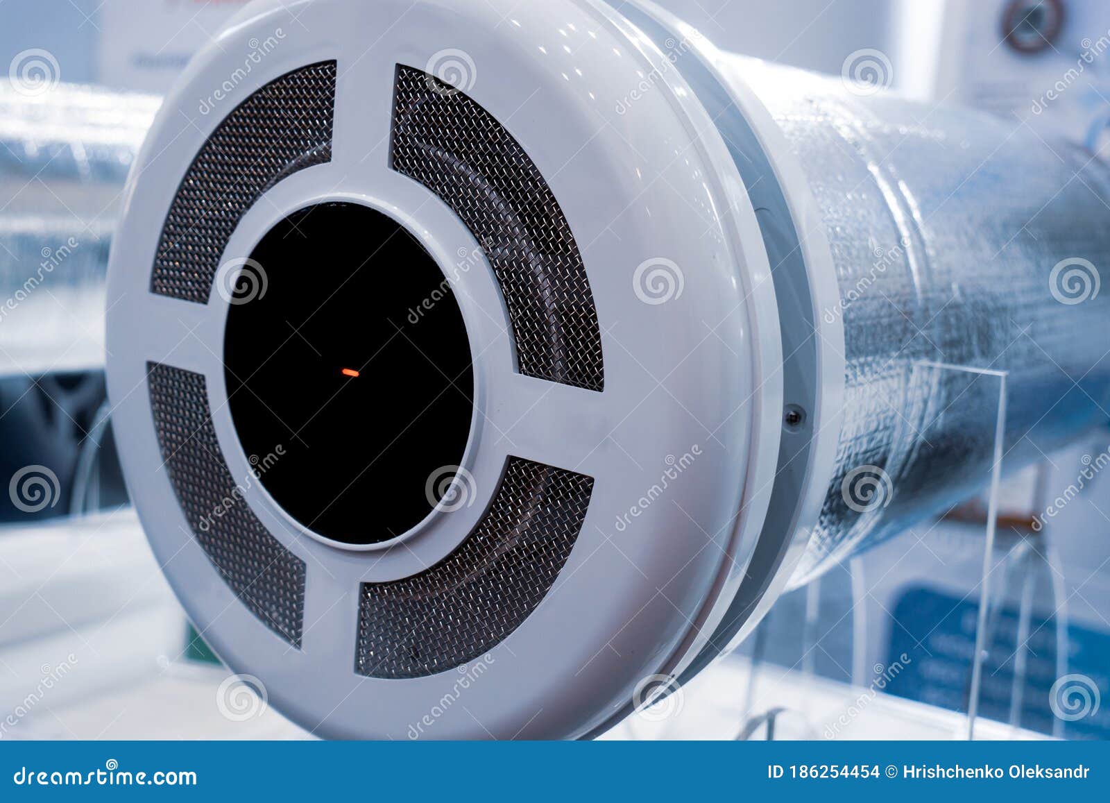 Wall Mounted Energy Efficient Ventilation System Stock Photo - Image of condition, duct: 186254454