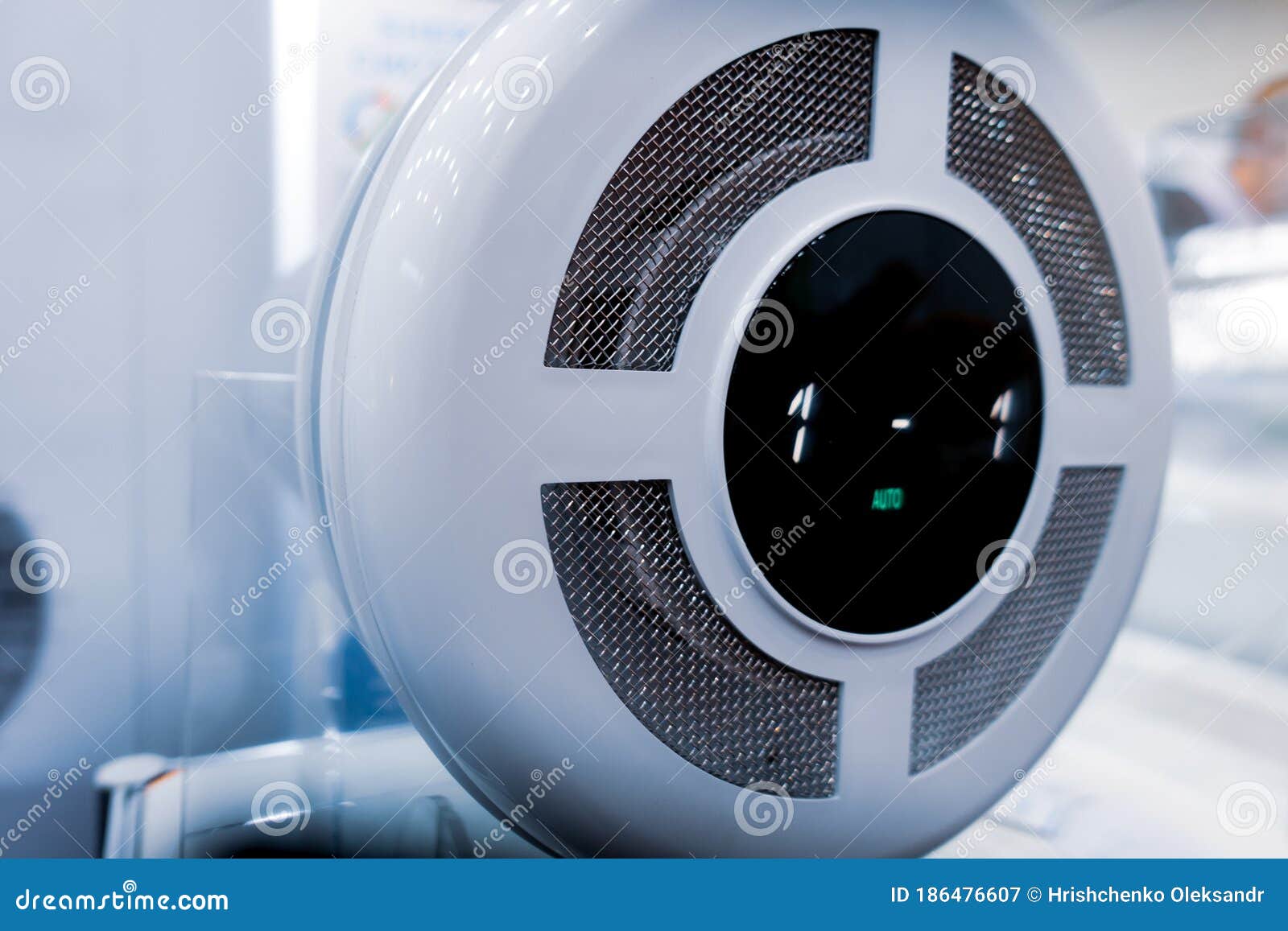 Wall Mounted Energy Efficient Ventilation System Stock Image - Image of ...