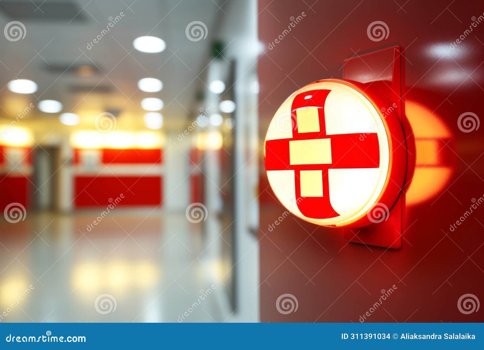 Wall Mounted Fire Alarm Detector with Strobe Light for Visual Alert ...