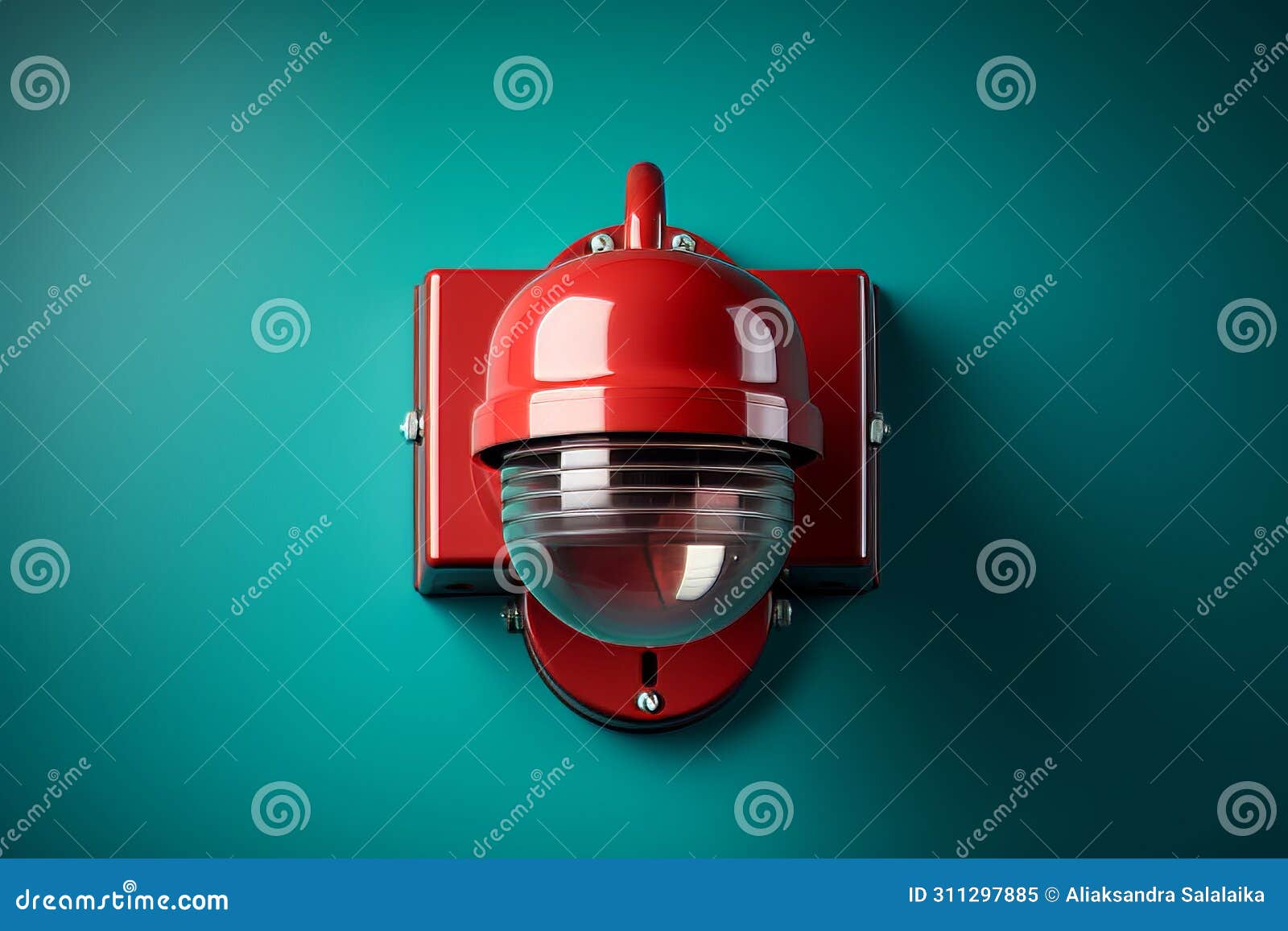 Wall Mounted Fire Alarm Detector with Strobe Light for Visual Alert ...