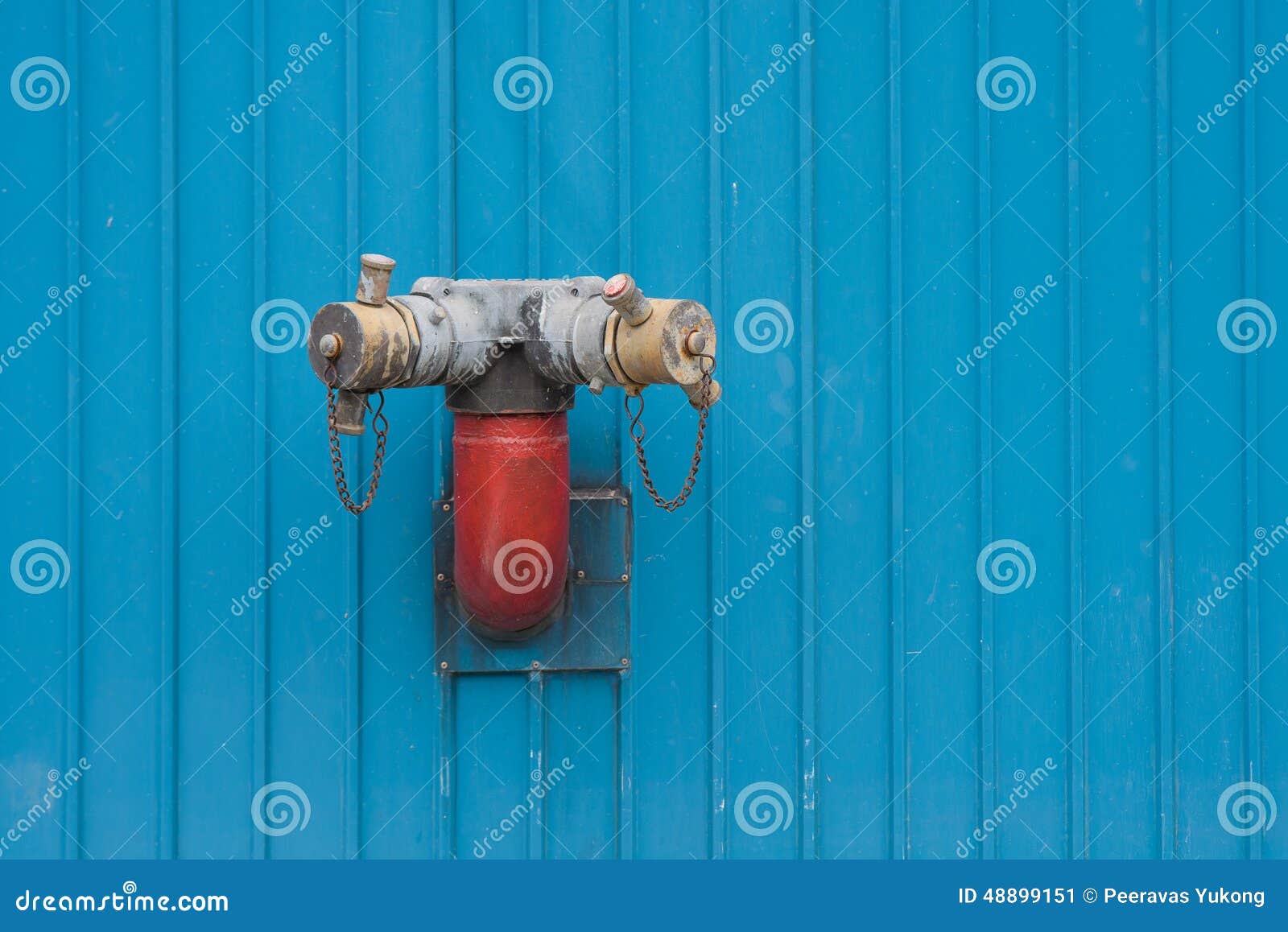 Wall mounted Fire Hydrant stock image. Image of prevention - 48899151