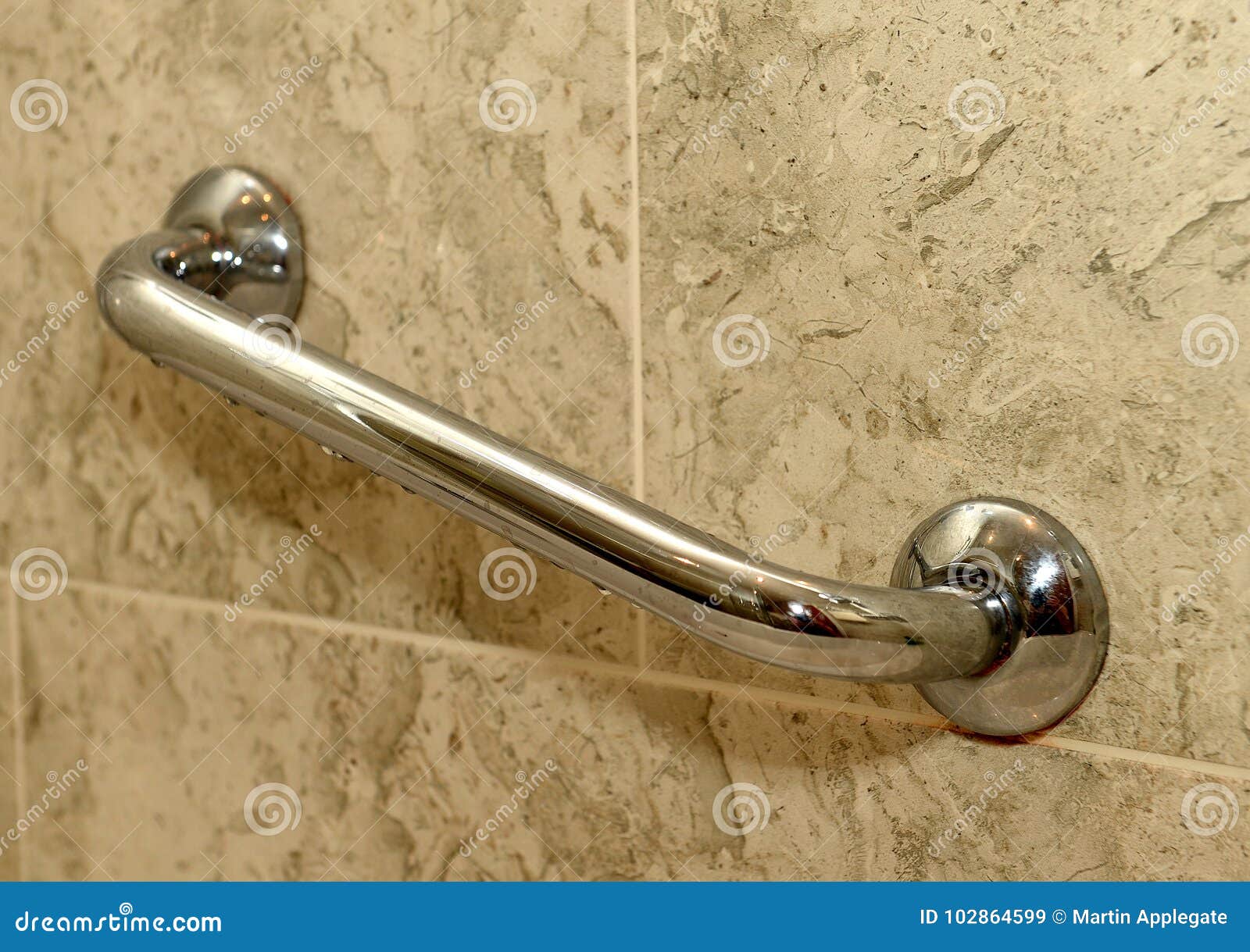 Wall grip in bathroom stock image. Image of bath, water - 102864599