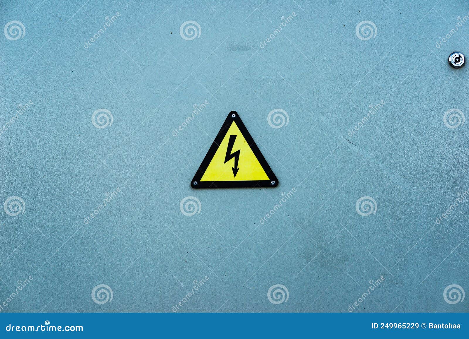 Wall Mounted Power Supply, Sign Electricity Stock Image - Image of ...