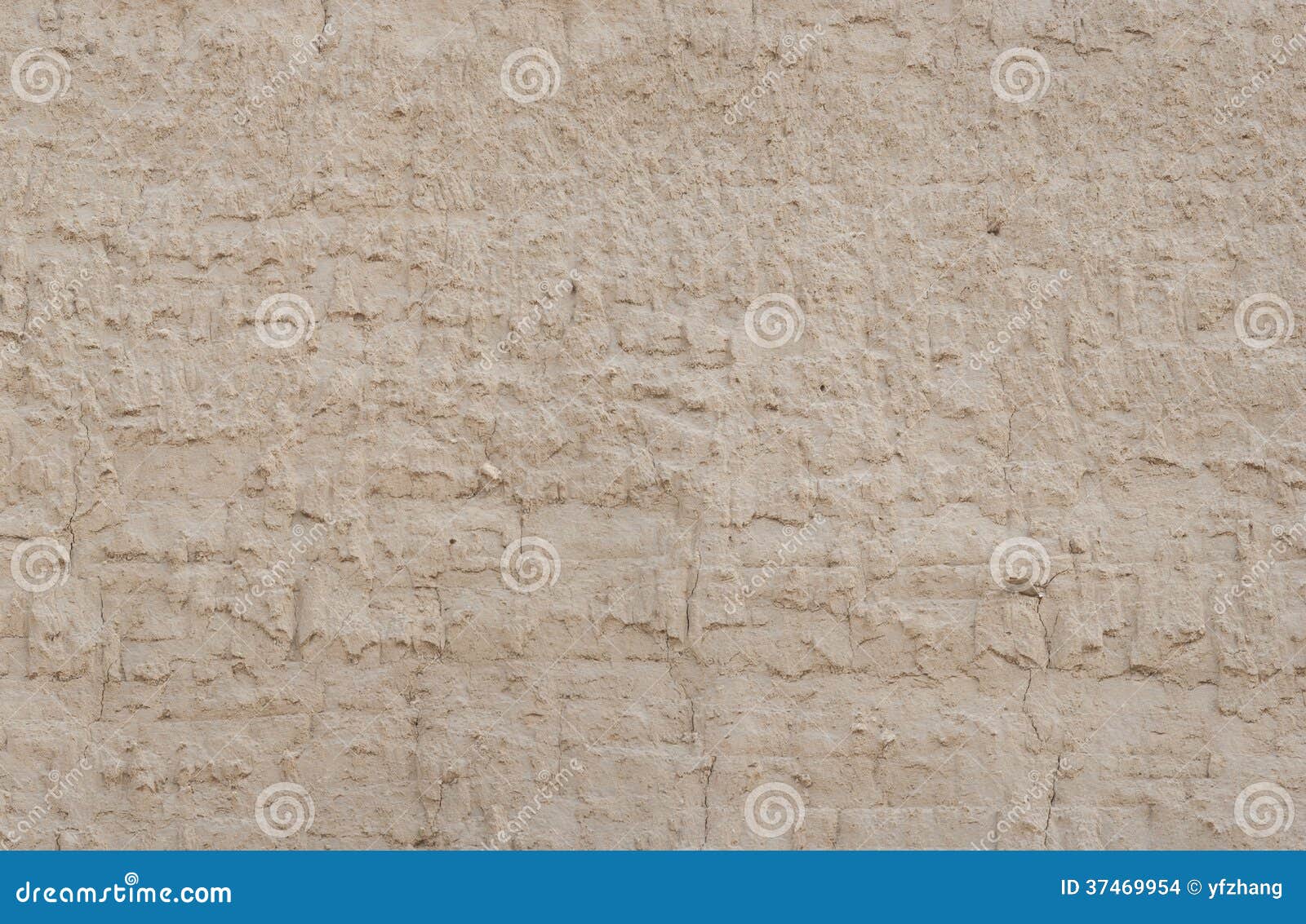 Wall of Mud Texture Background Stock Photo - Image of loess ...