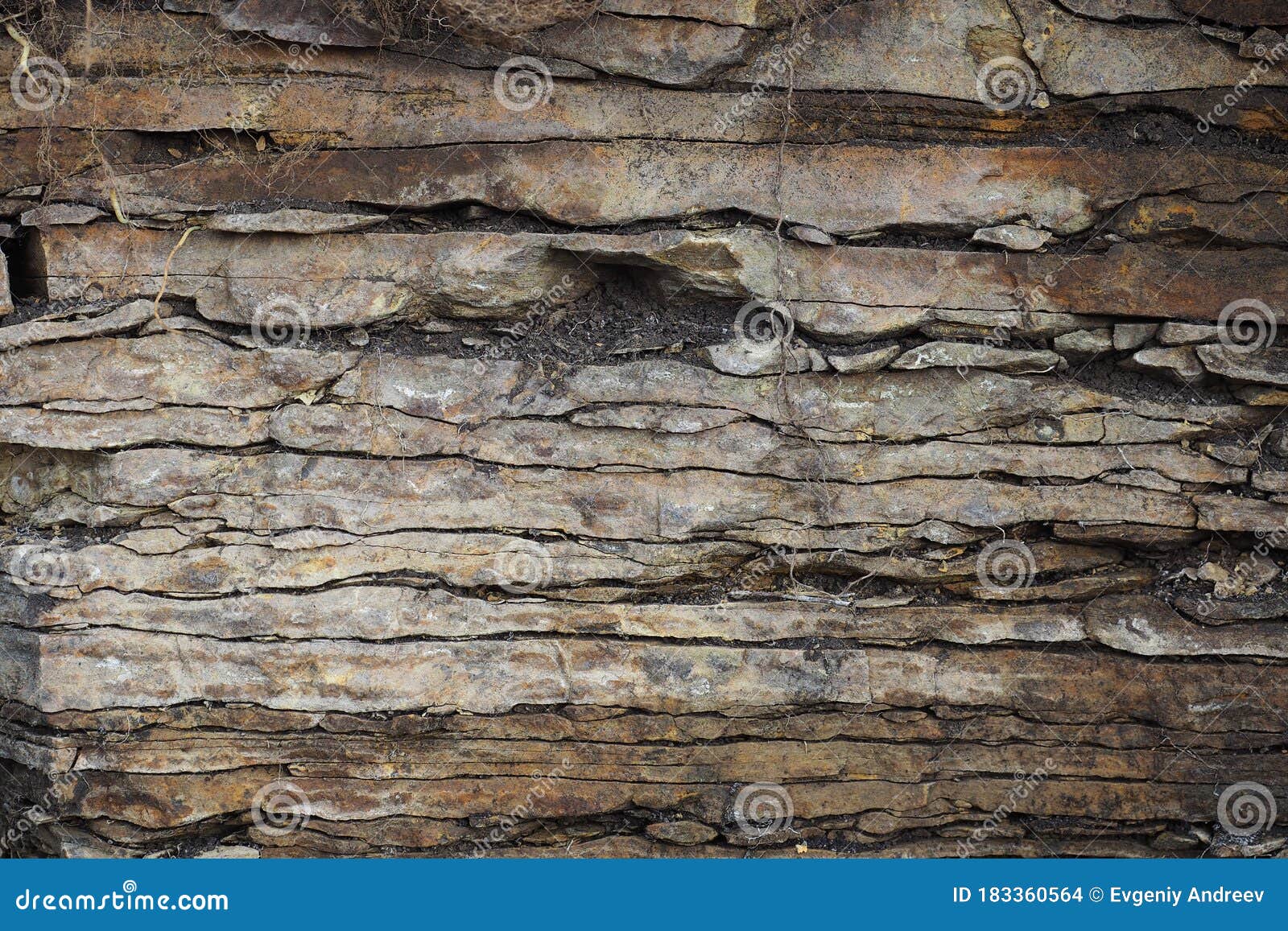 Wall of Natural Flagstone. Texture Stock Photo - Image of natural, wall ...