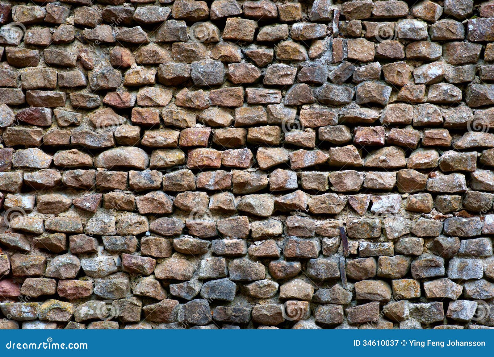 Wall with natural rocks stock image. Image of natural - 34610037