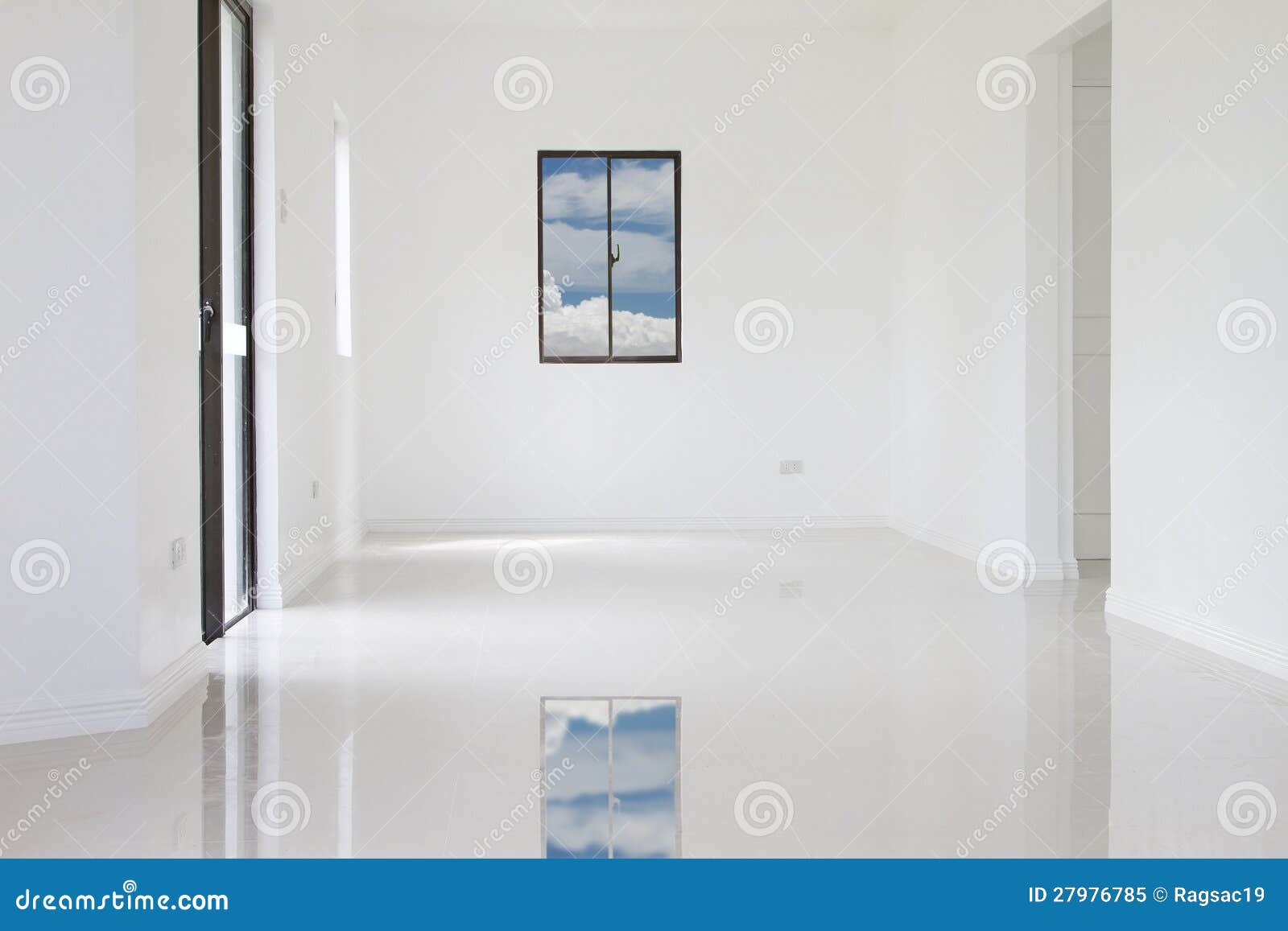 Wall of new house stock image. Image of clear, background - 27976785