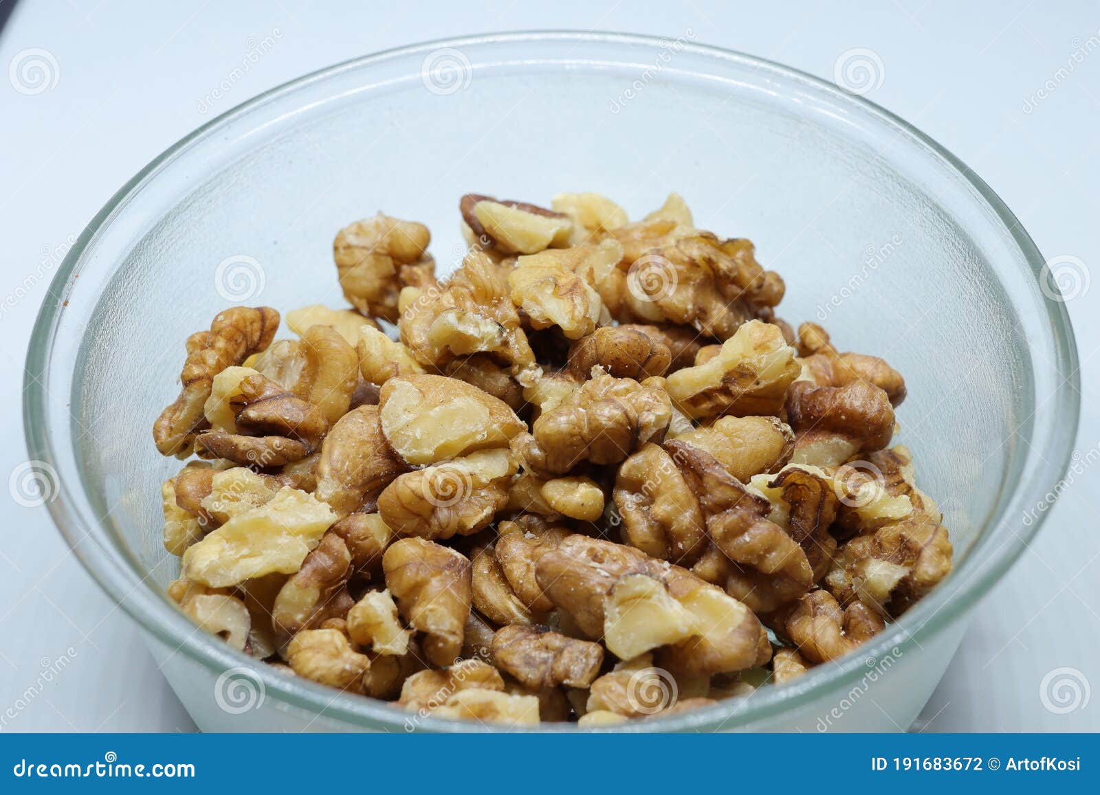 Wall Nuts Isolated on White Background Stock Photo - Image of close ...