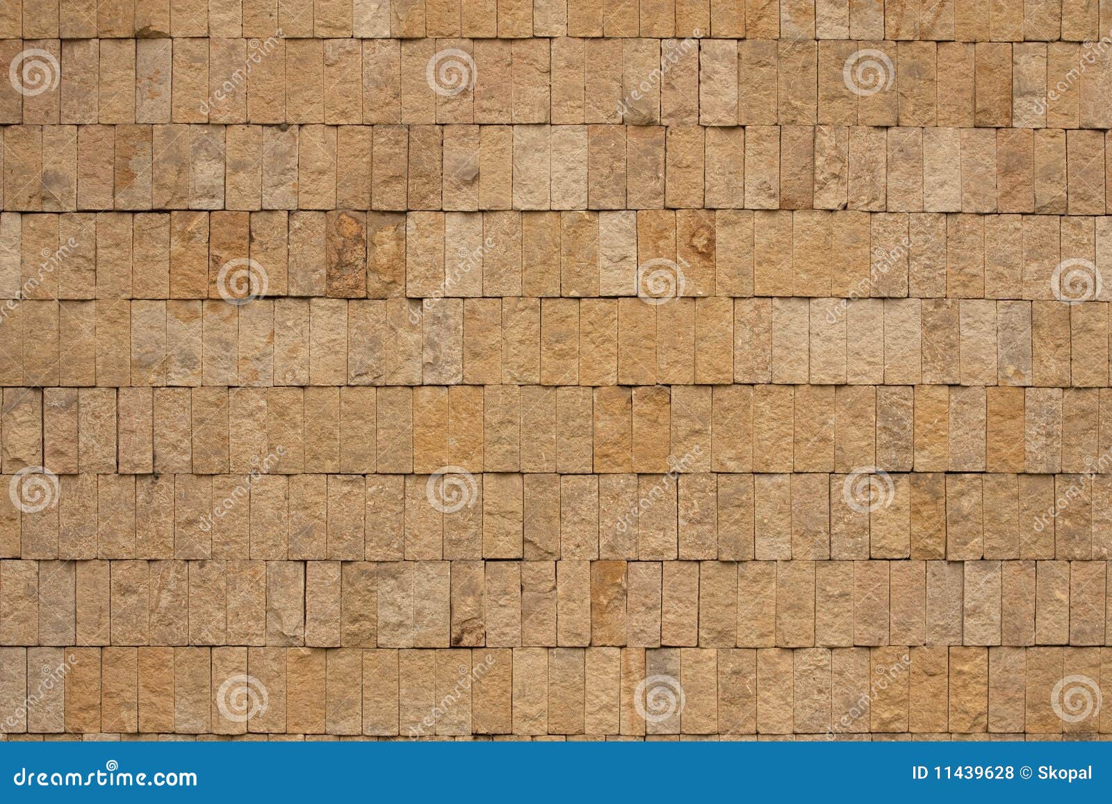 Wall of ochre bricks stock photo. Image of background - 11439628