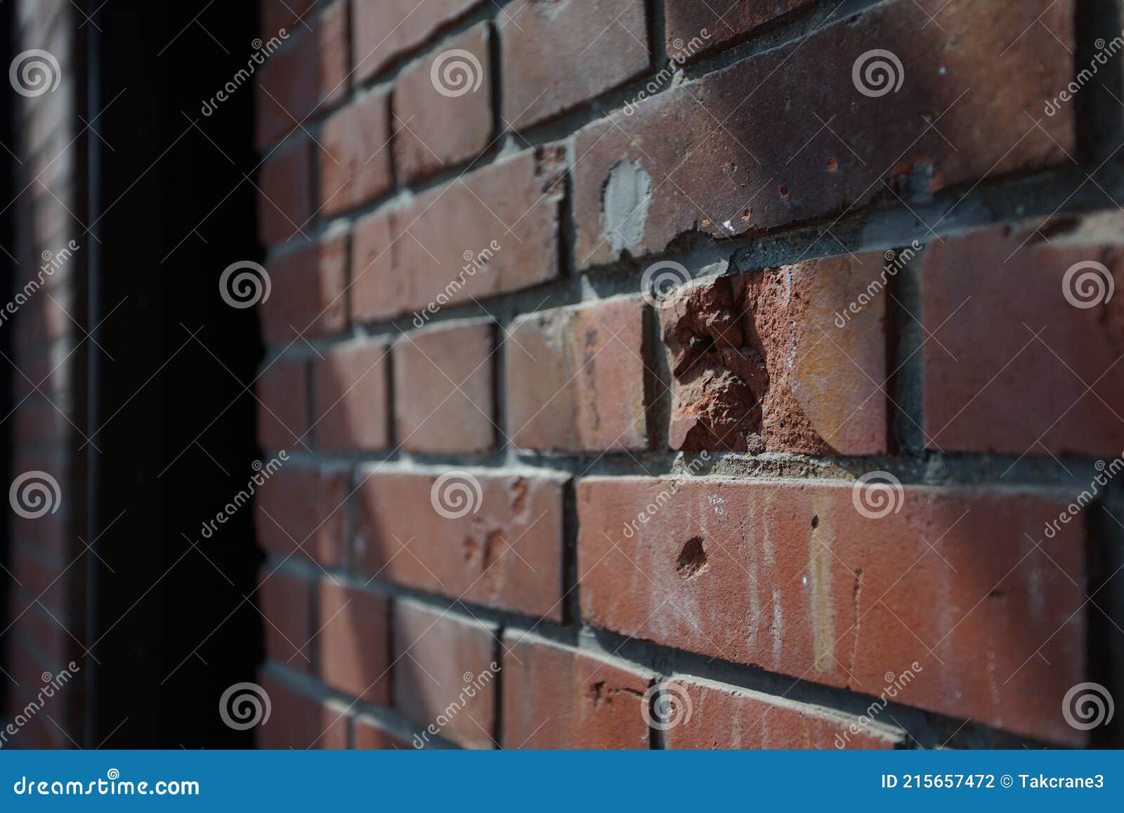 Old wall stock photo. Image of brick, building, broken - 215657472