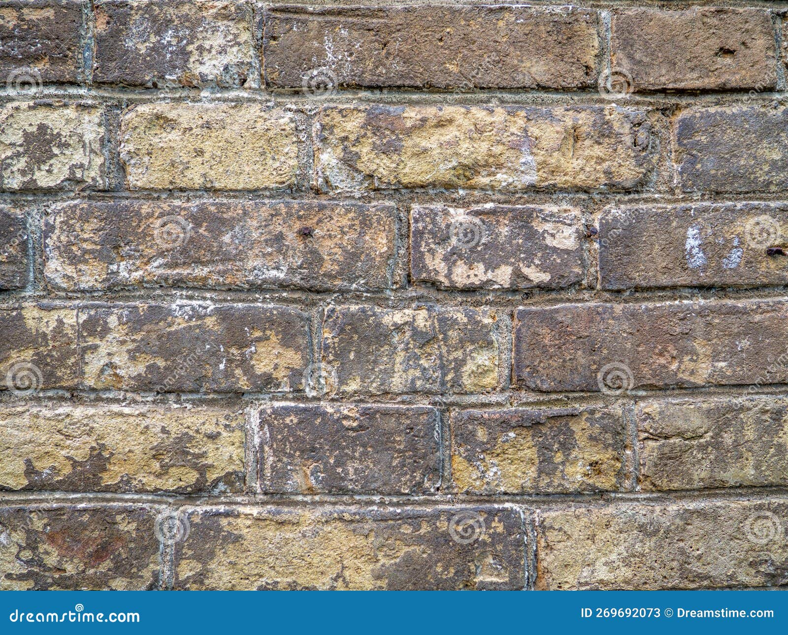 Wall of the Old Church. Background from Brown Bricks. Stone Pattern ...
