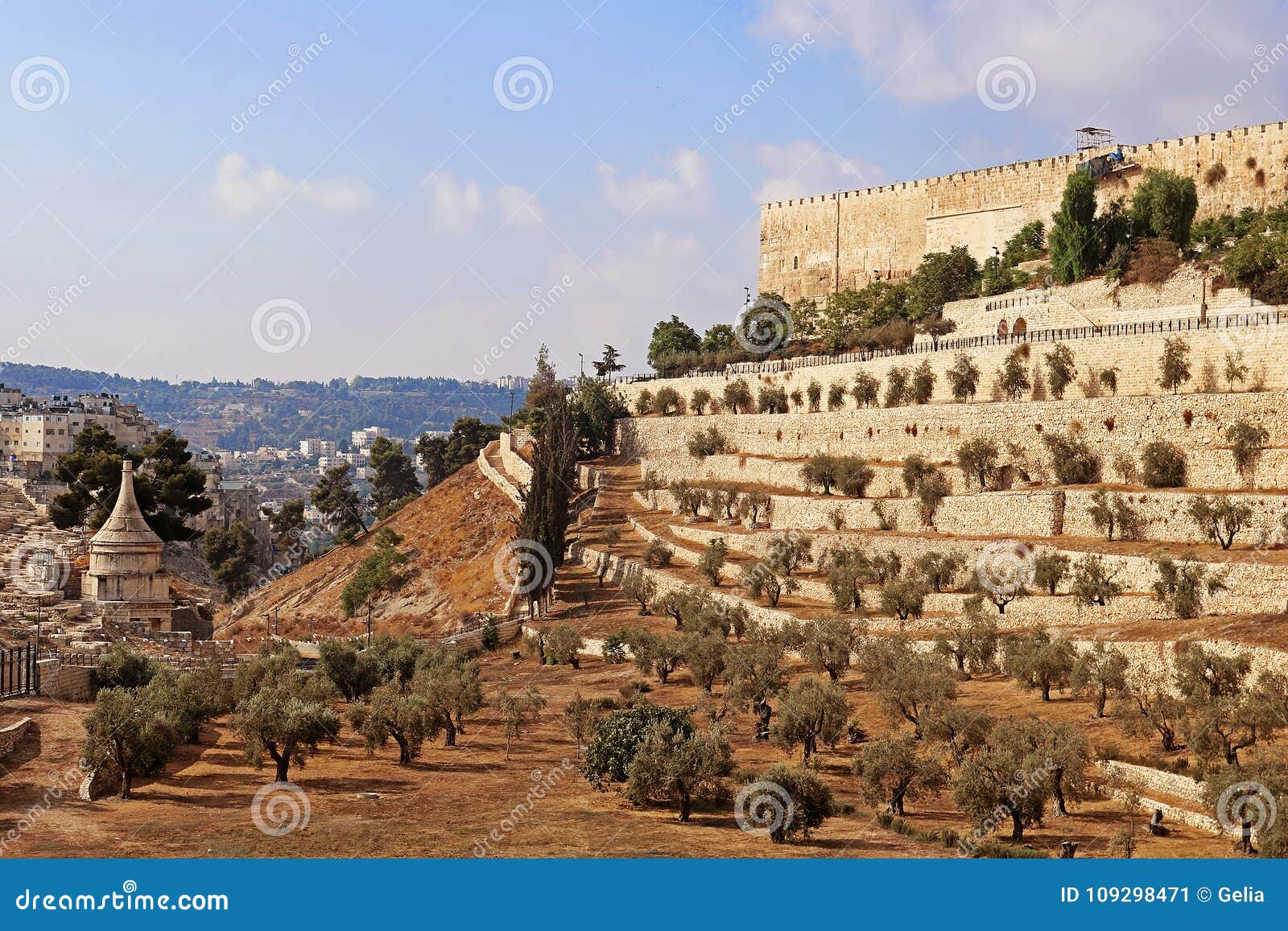 The Wall of the Old City of Jerusalem, Israel Stock Image - Image of ...