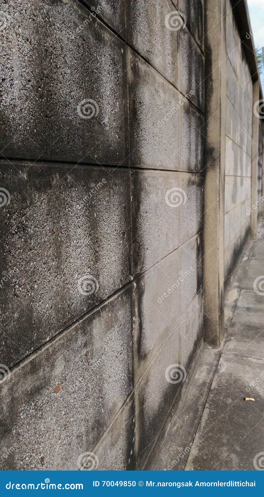 Wall of an Old House Made of Brick Blocks. Stock Photo - Image of ...