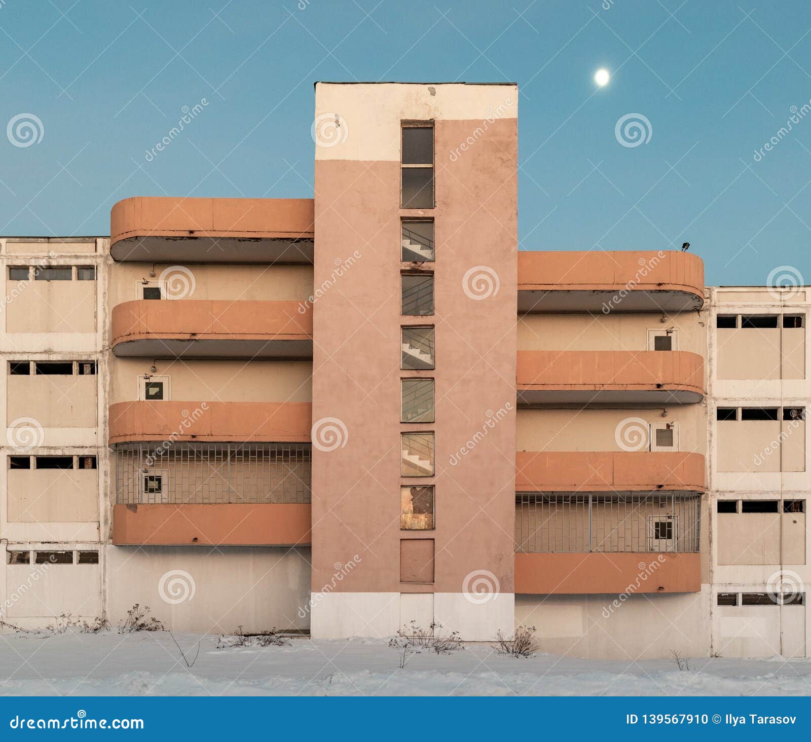 Parking Of Old Soviet Diesel Bulldozers And Tractors On Large Wheels In ...