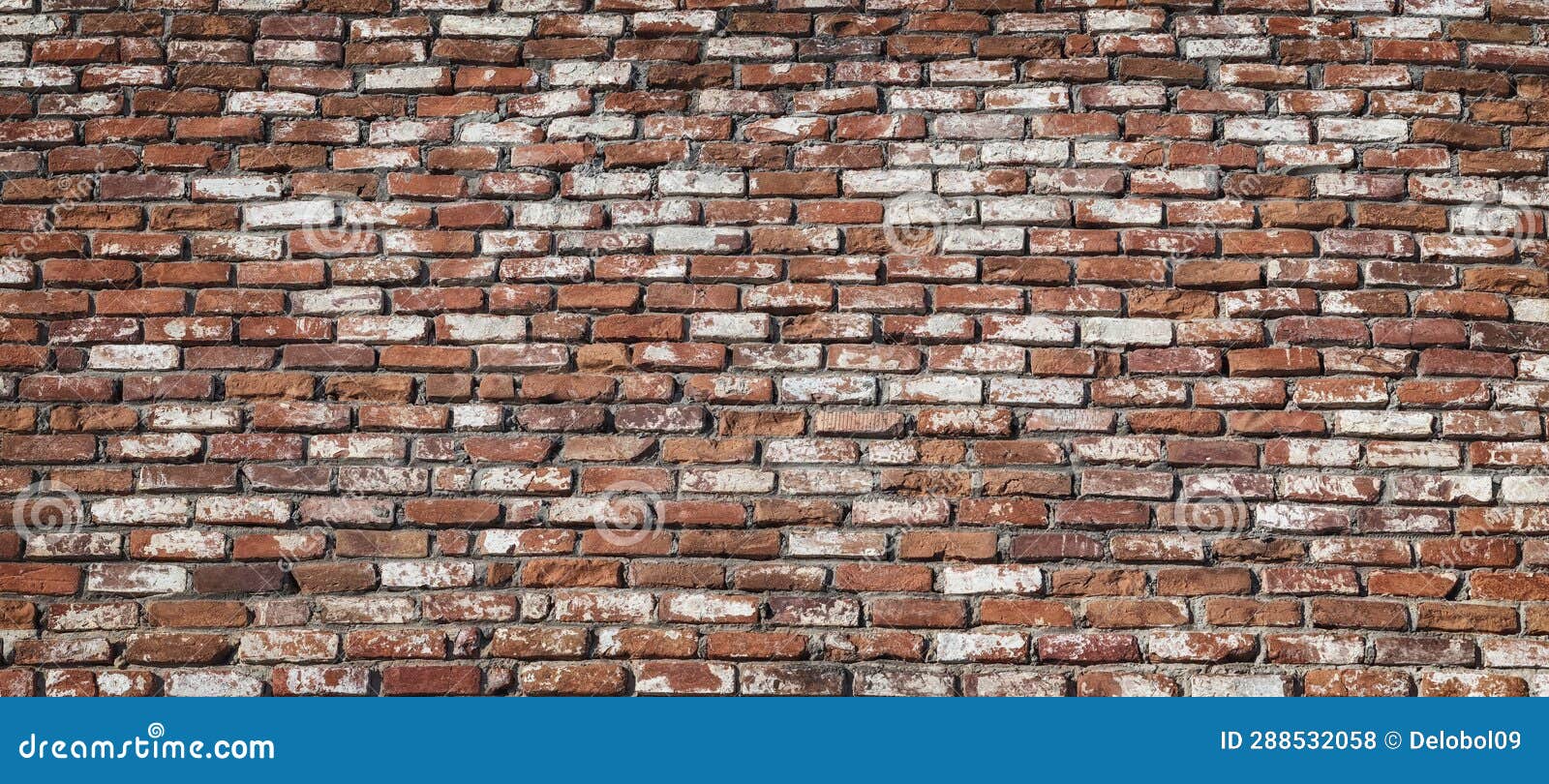 Wall of Old Red Brick, Background Pattern. Stock Photo - Image of ...