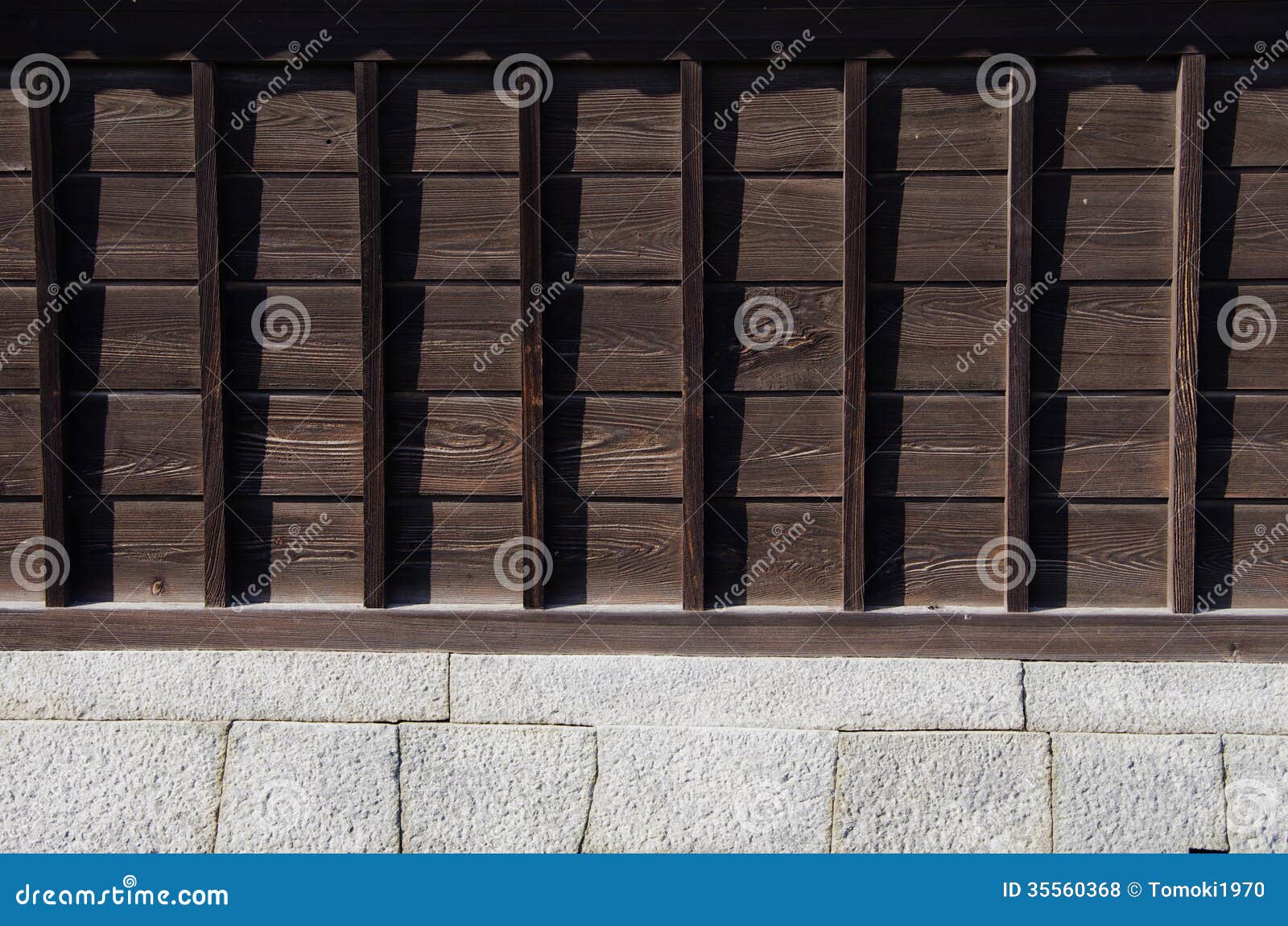 The Wall of the Old Samurai Residences Stock Photo - Image of wall ...
