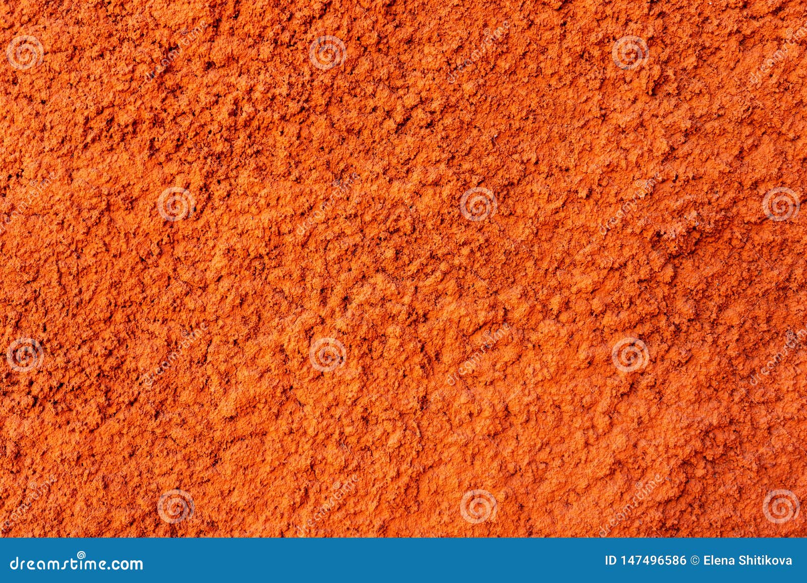 Wall of Orange Color in Decorative Plaster. Texture Stock Photo - Image ...