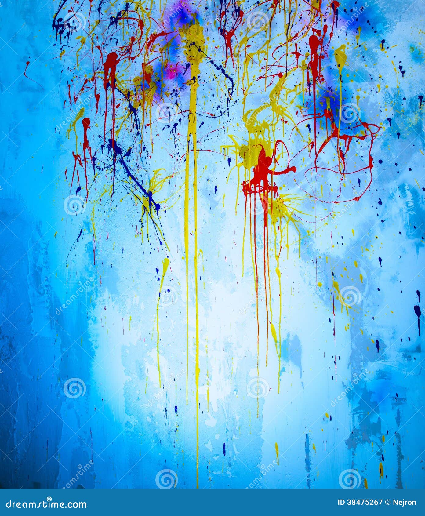 Wall with paint splashes stock image. Image of stain - 38475267