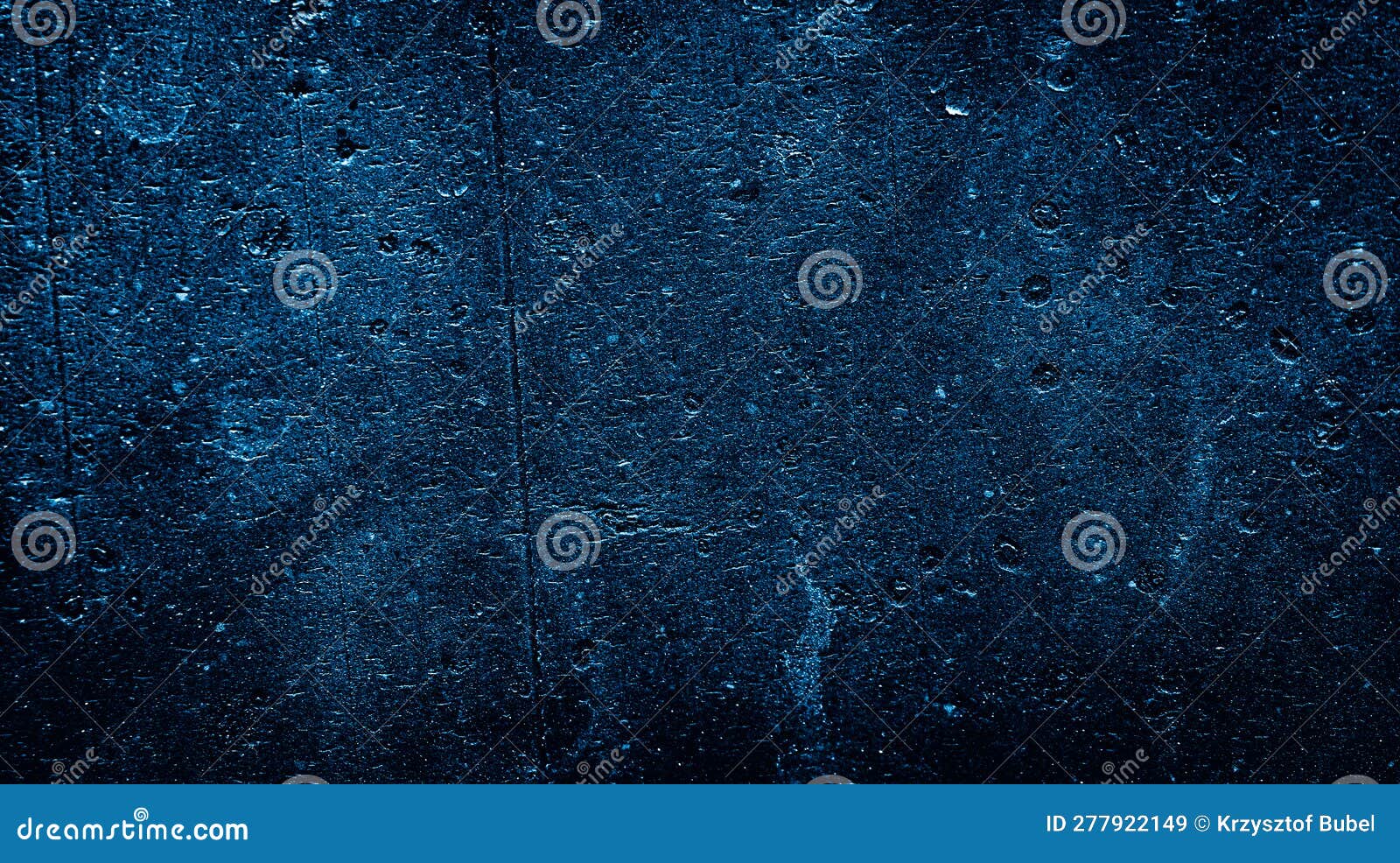Wall Painted with Blue Paint with an Interesting Texture Stock Image ...