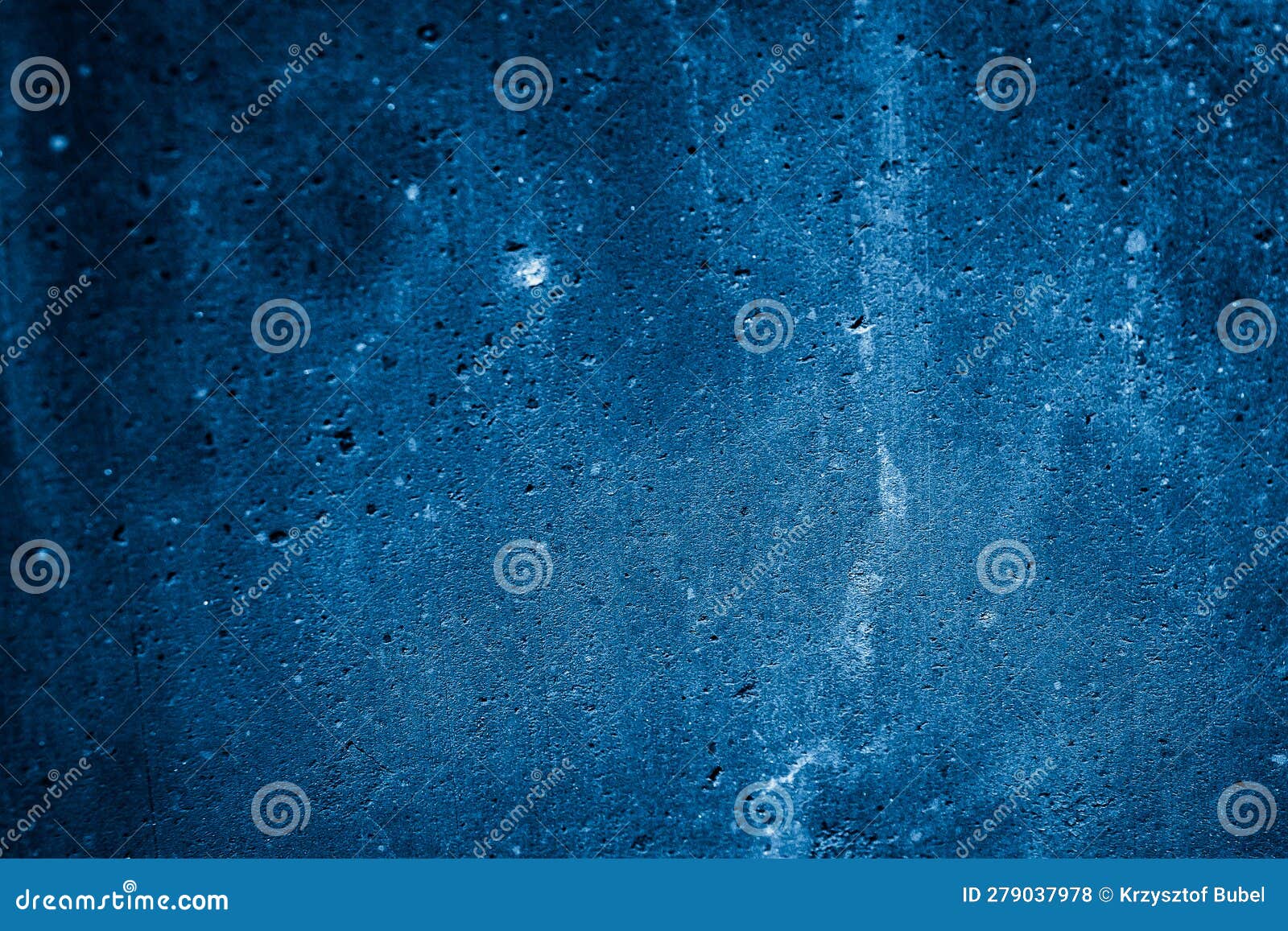 Wall Painted with Blue Paint with an Interesting Texture Stock Photo ...