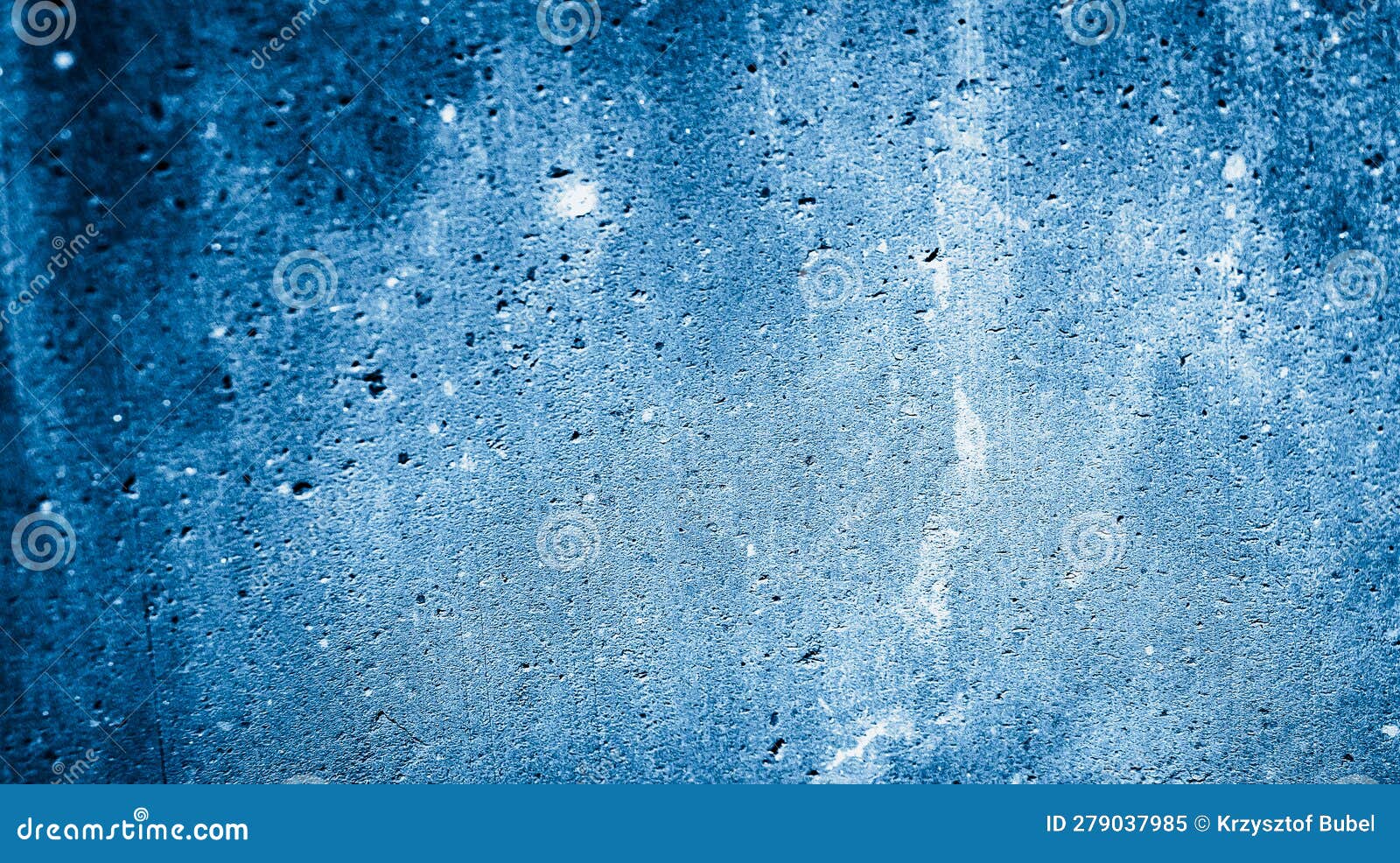 Wall Painted with Blue Paint with an Interesting Texture Stock Image ...