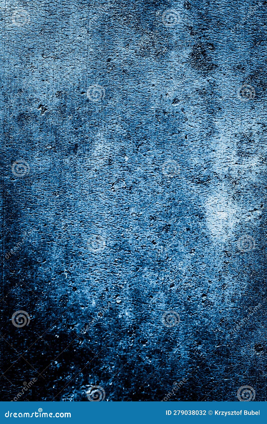 Wall Painted with Blue Paint with an Interesting Texture Stock Photo ...