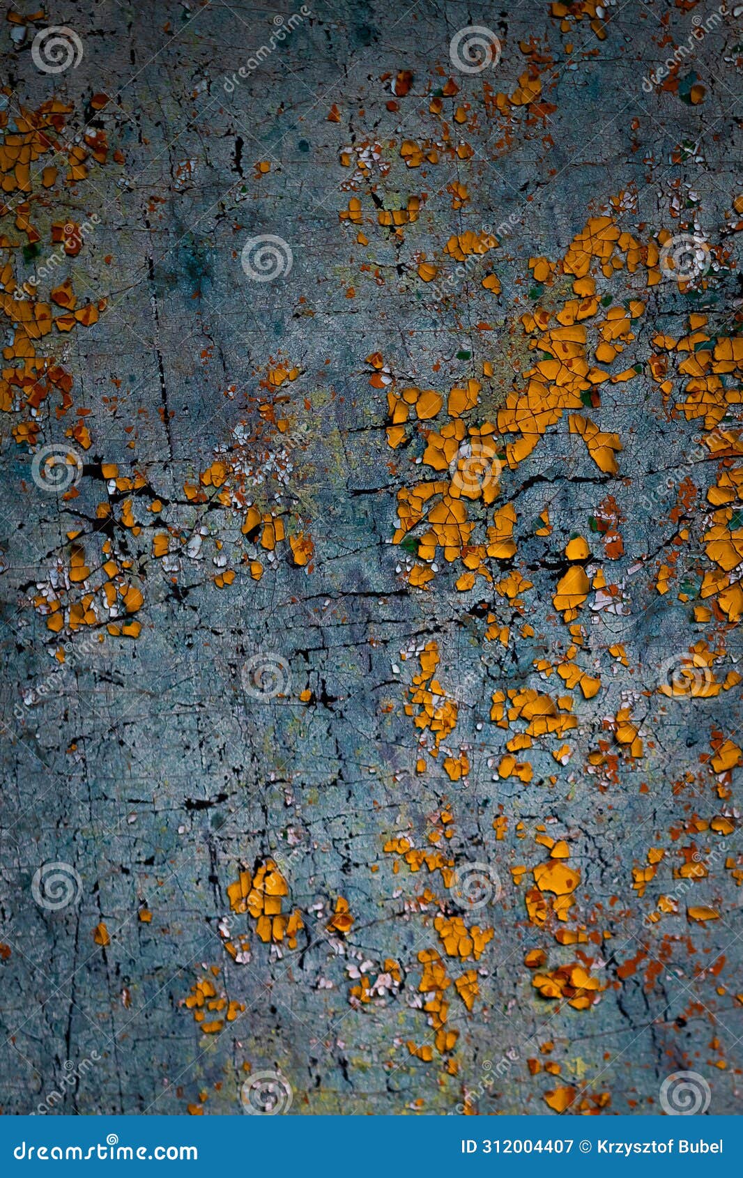 Wall Painted with Colorful Old Peeling Paints Stock Image - Image of ...