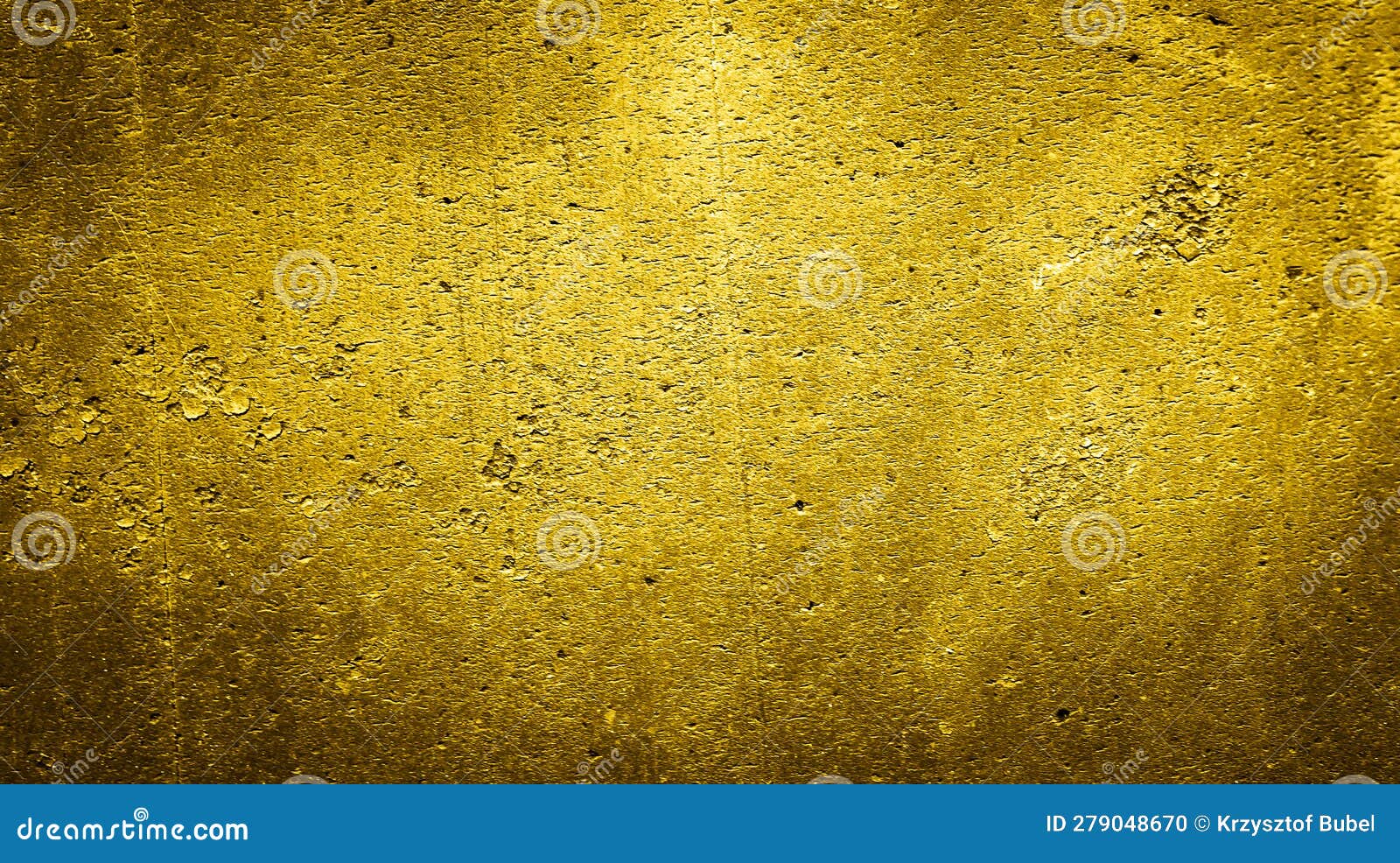 Wall Painted with Gold Paint with an Interesting Texture Stock Photo ...