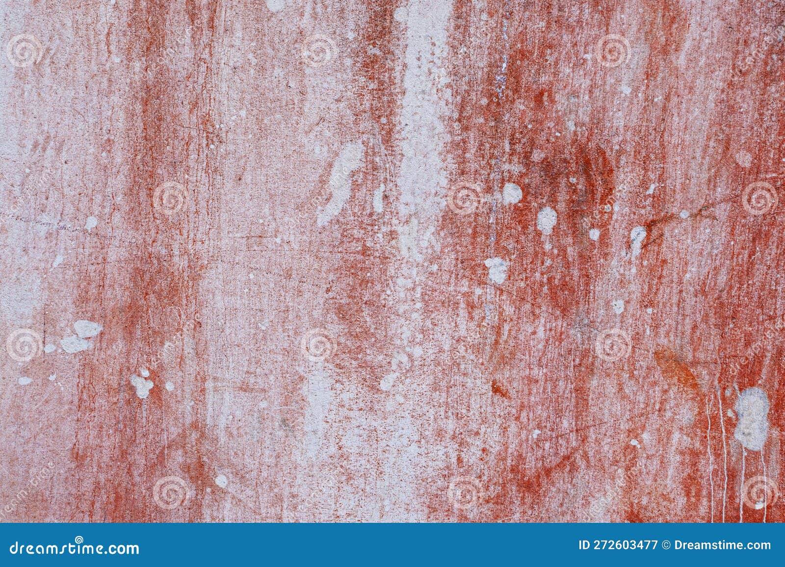 Wall Painted in Light Red Color Stock Image - Image of pattern, light ...