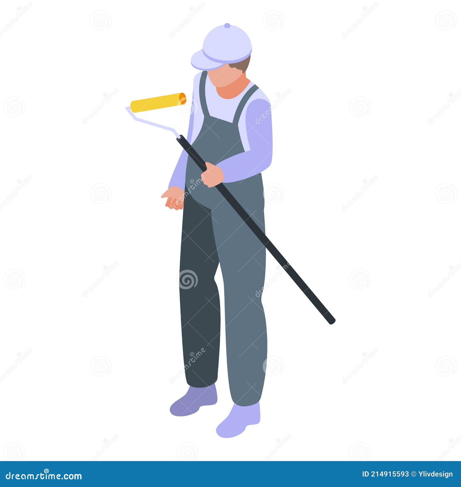 Painter Icon. Trendy Flat Vector Painter Icon On White Background From ...