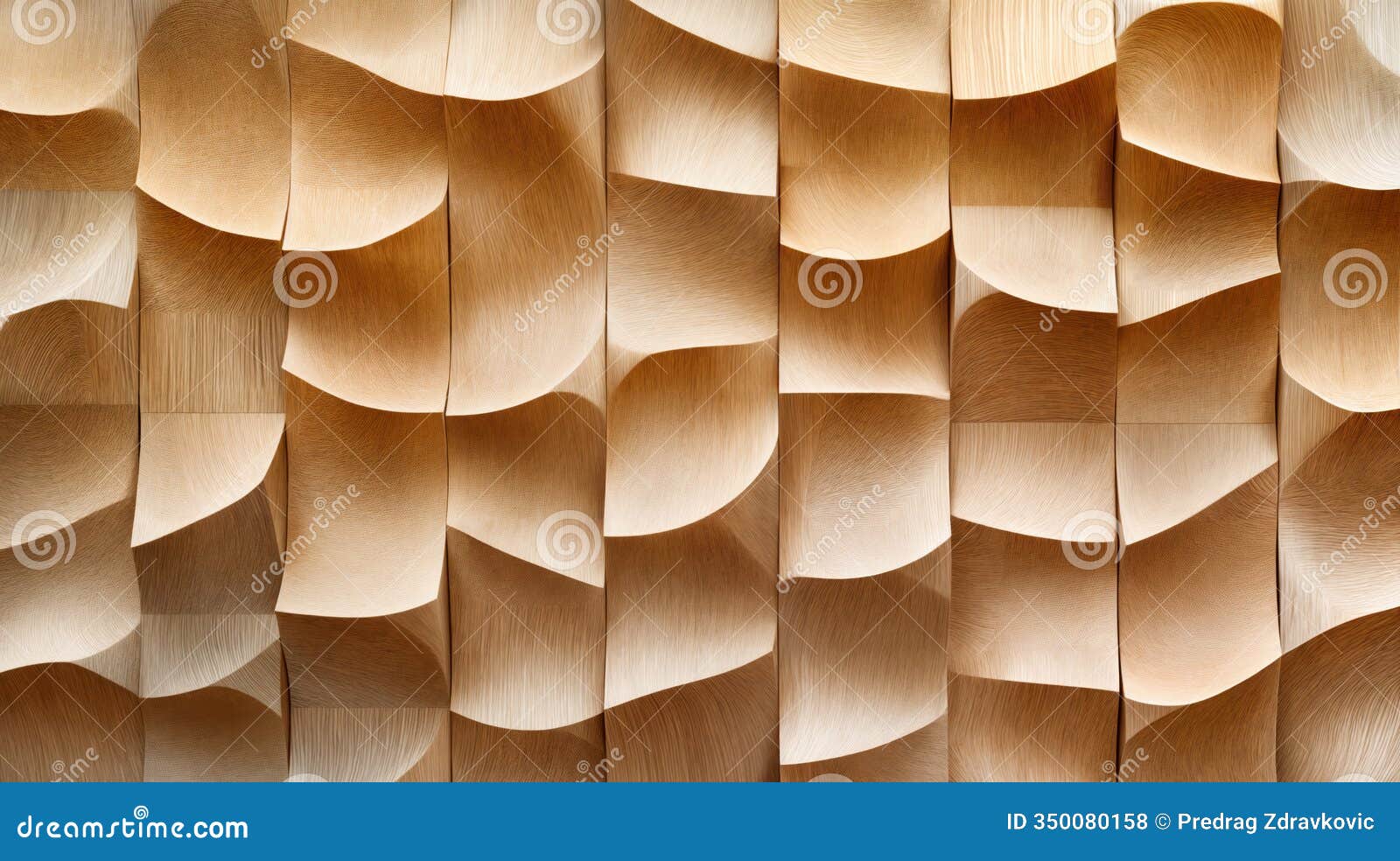 Wall Panel Designed with a Series of Overlapping Circular Forms Stock ...