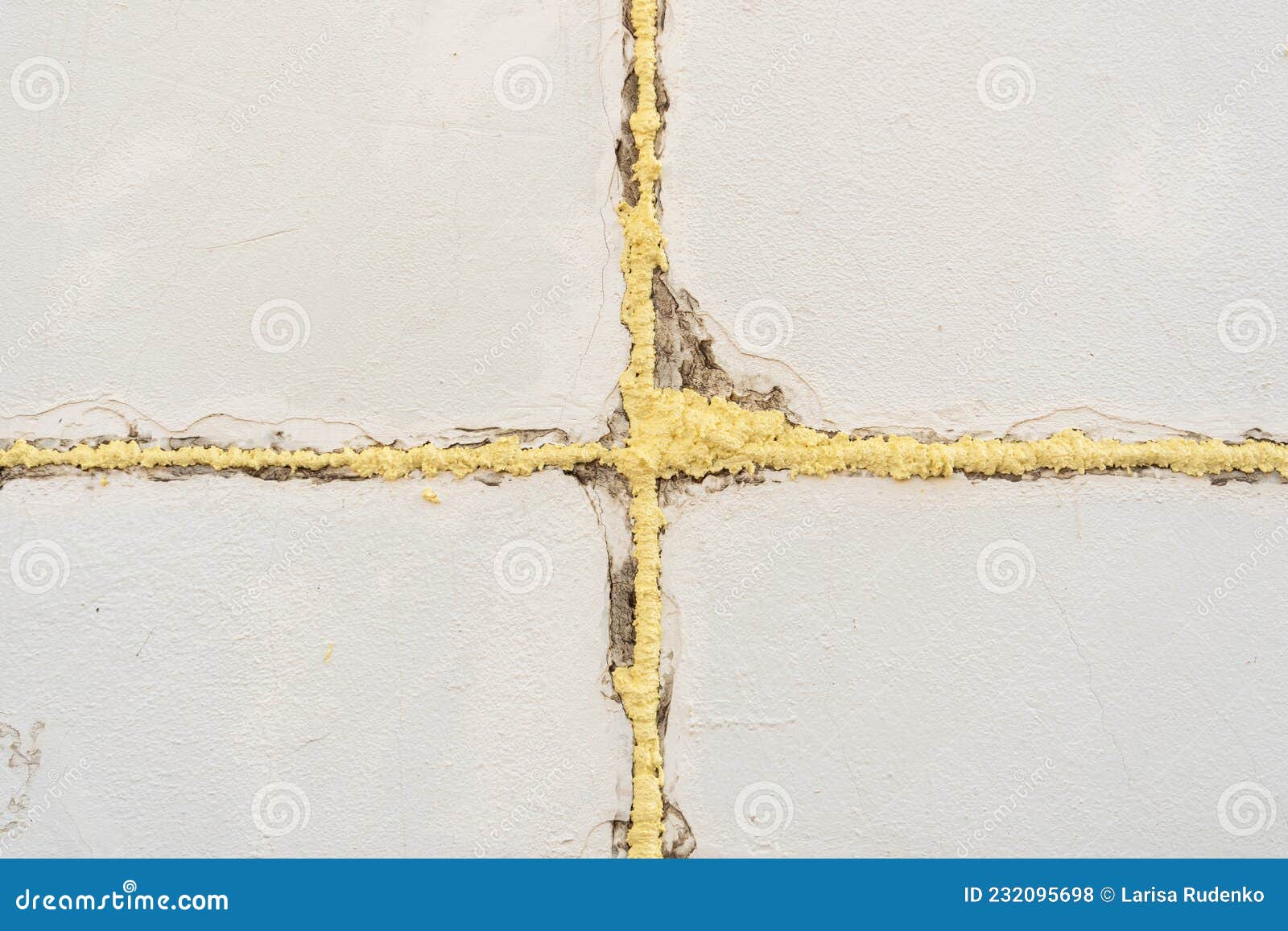 The Wall of a Panel House is in the Process of Repair and Insulation ...