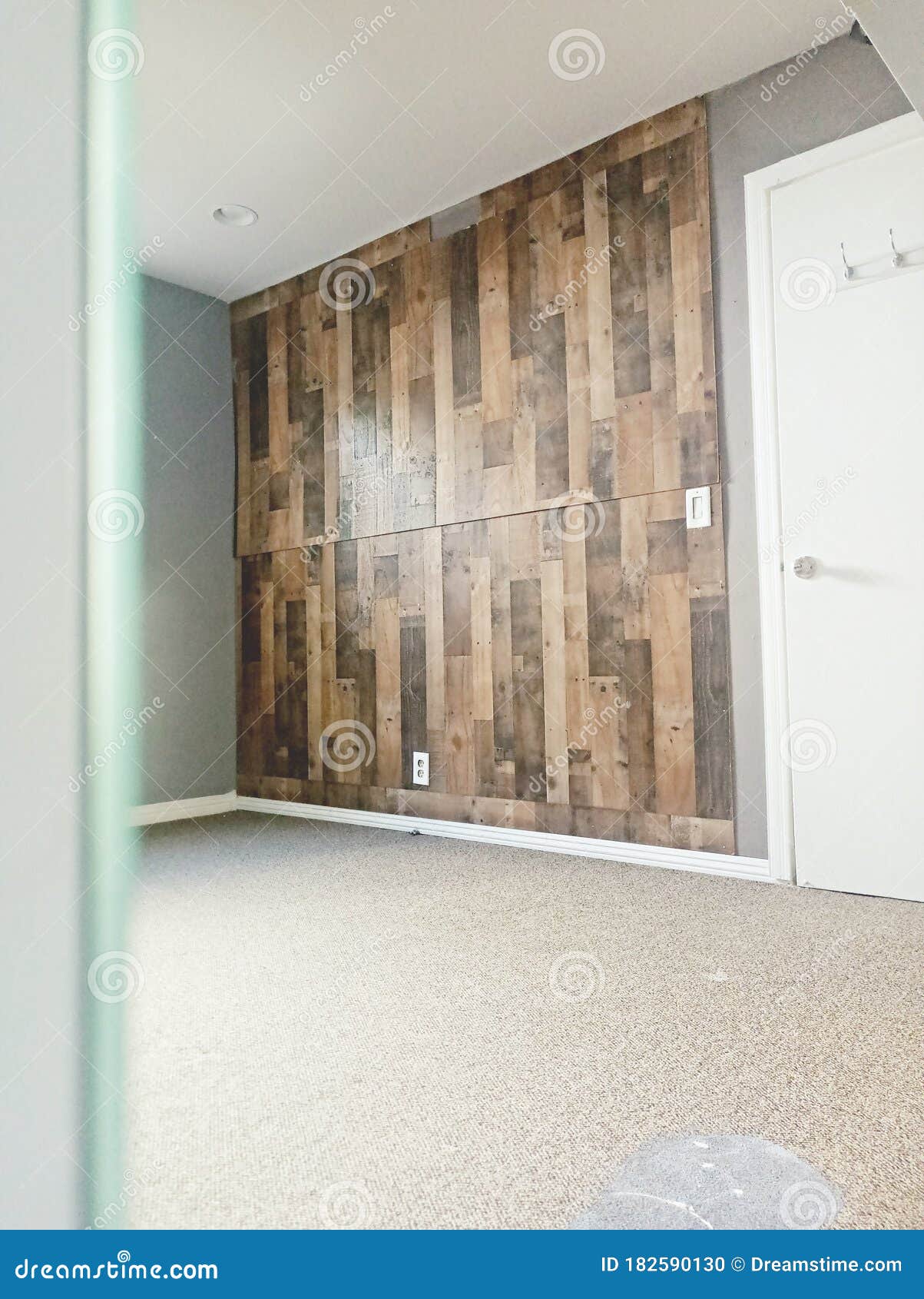 Wall Panels Room Empty Room Inside Space Stock Photo - Image of ...