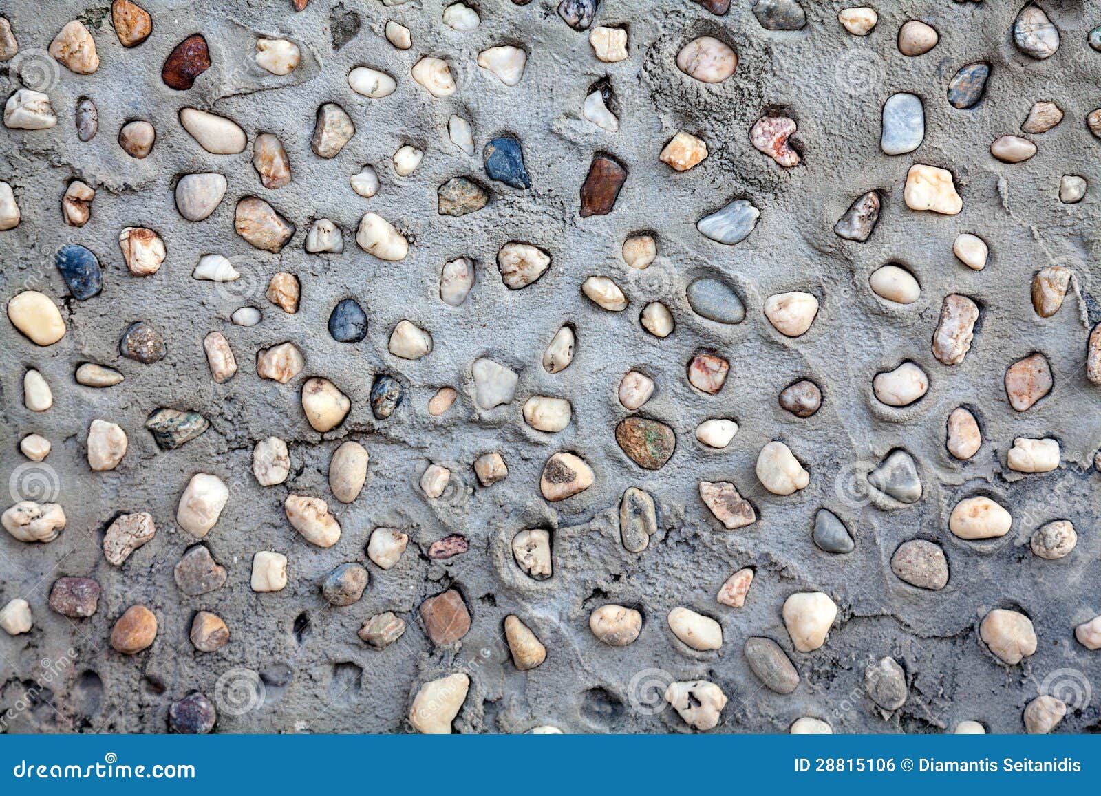 Wall Pattern of Gravel Stone Stock Photo - Image of construction ...