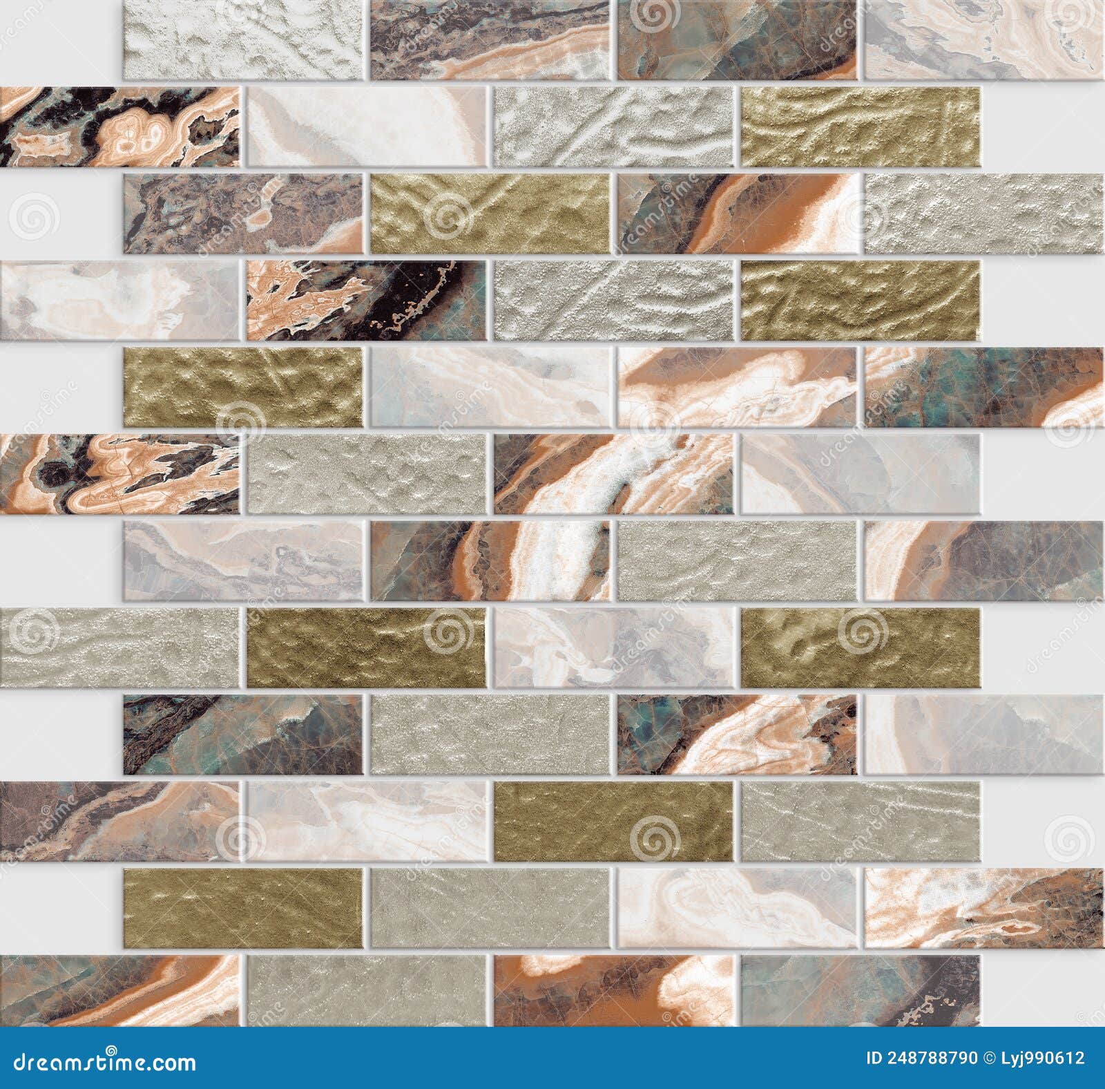 3d Wall Pattern Wall-mounted Pattern Light Texture Brick Map Mosaic ...