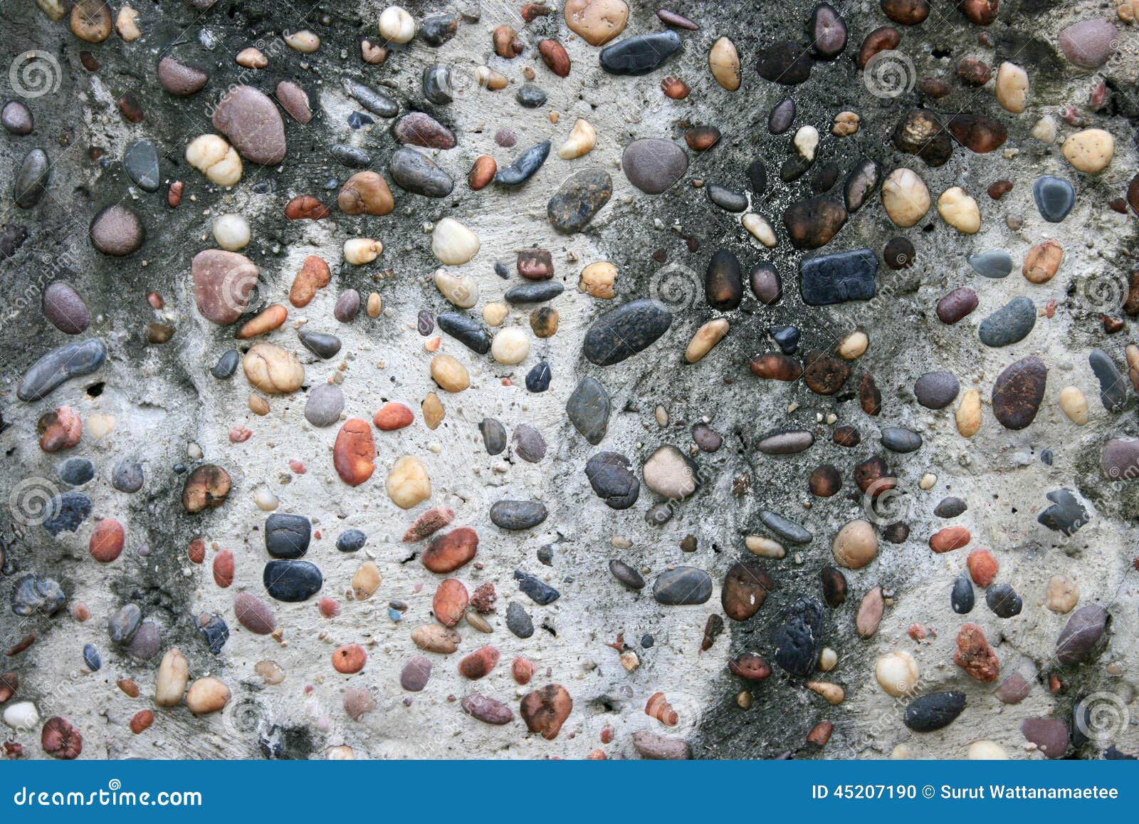 Wall with pebbles stock photo. Image of nature, grey - 45207190