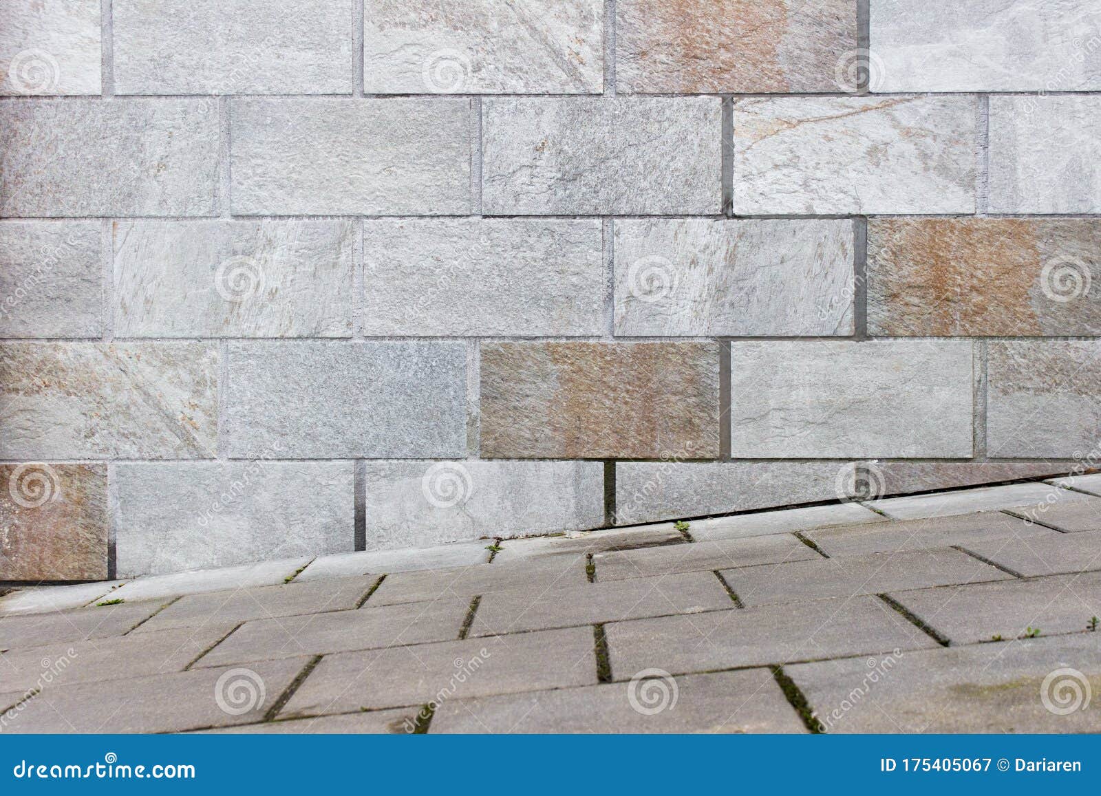 Wall and Pedestrian Textures Stock Image - Image of bricks, concrete ...