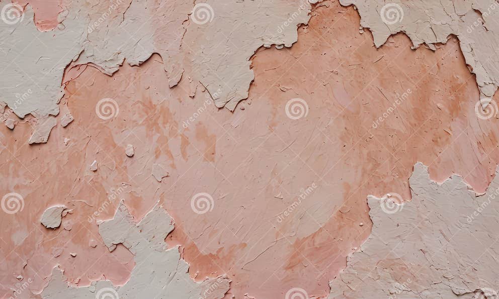Wall with Peeling Paint and Stock Illustration - Illustration of paint ...