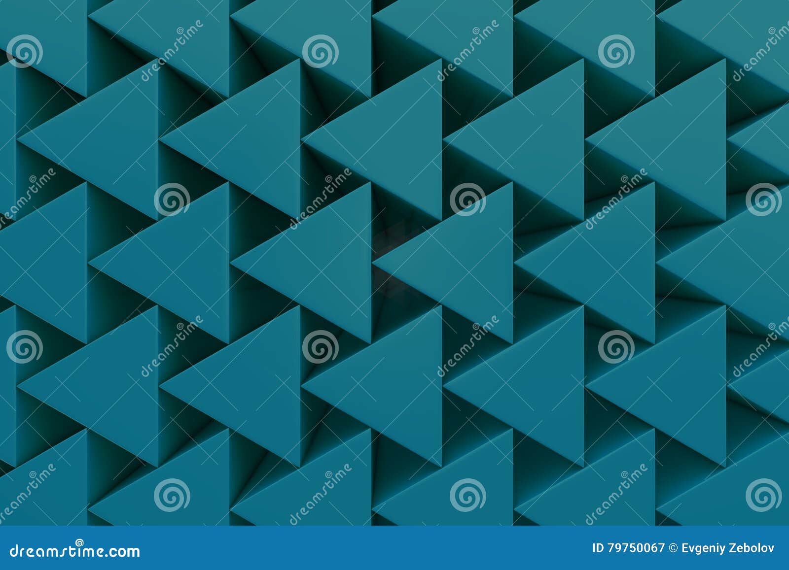 Wall of plastic prisms stock illustration. Illustration of perspective ...