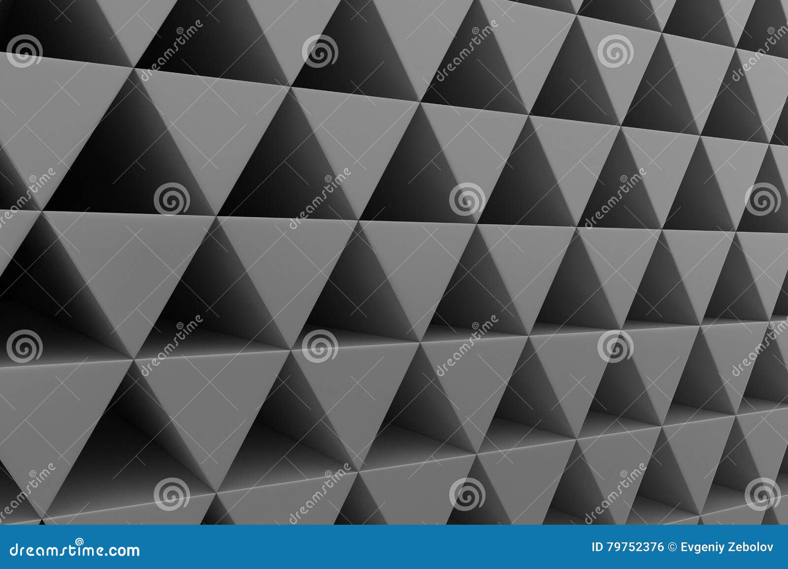 Wall of plastic prisms stock illustration. Illustration of composition ...
