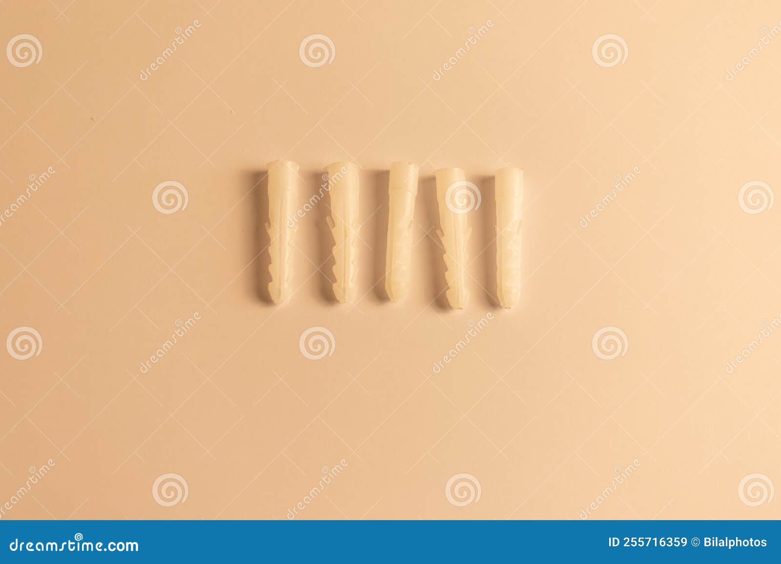 Wall Plug or Anchor with Selective Focus Stock Image - Image of ...