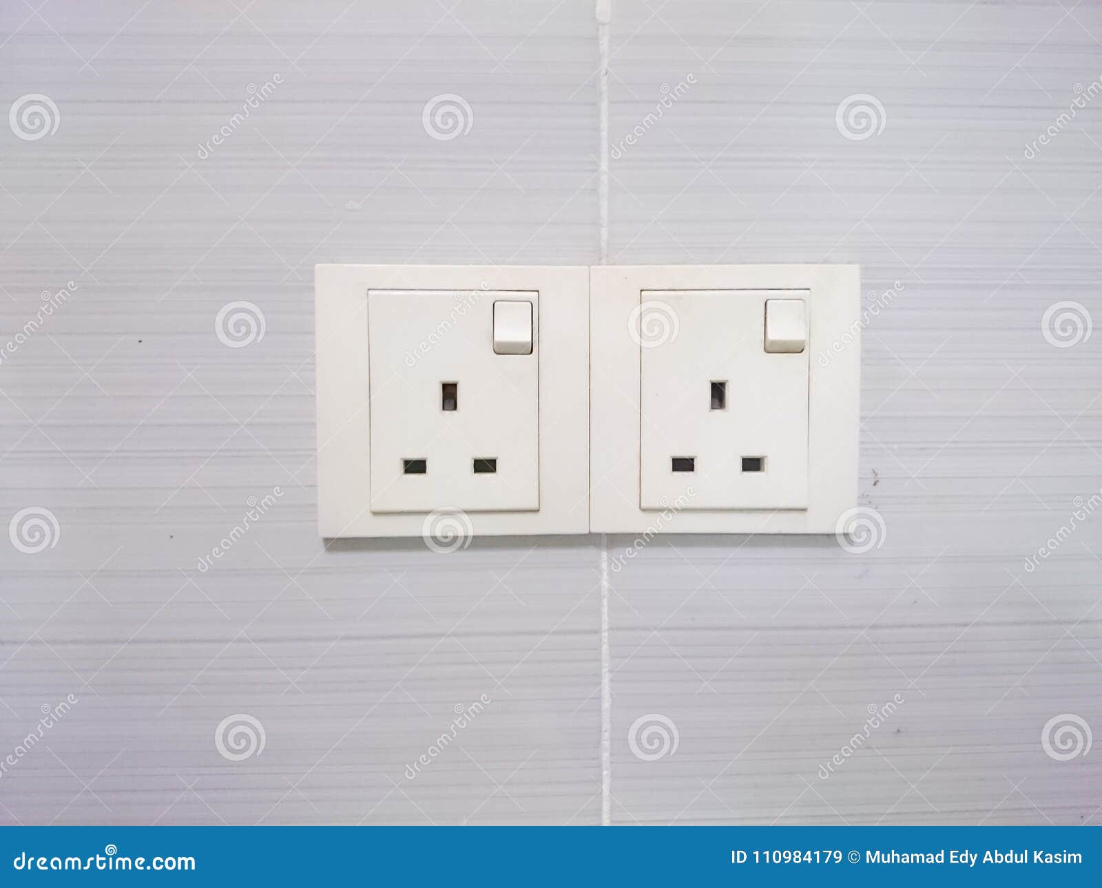 Wall point plug stock image. Image of danger, energy - 110984179
