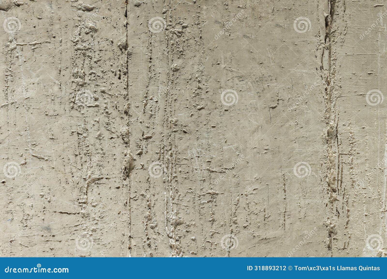 A Wall in Poor Condition with Paint and Chips Peeling. Vector Cement ...