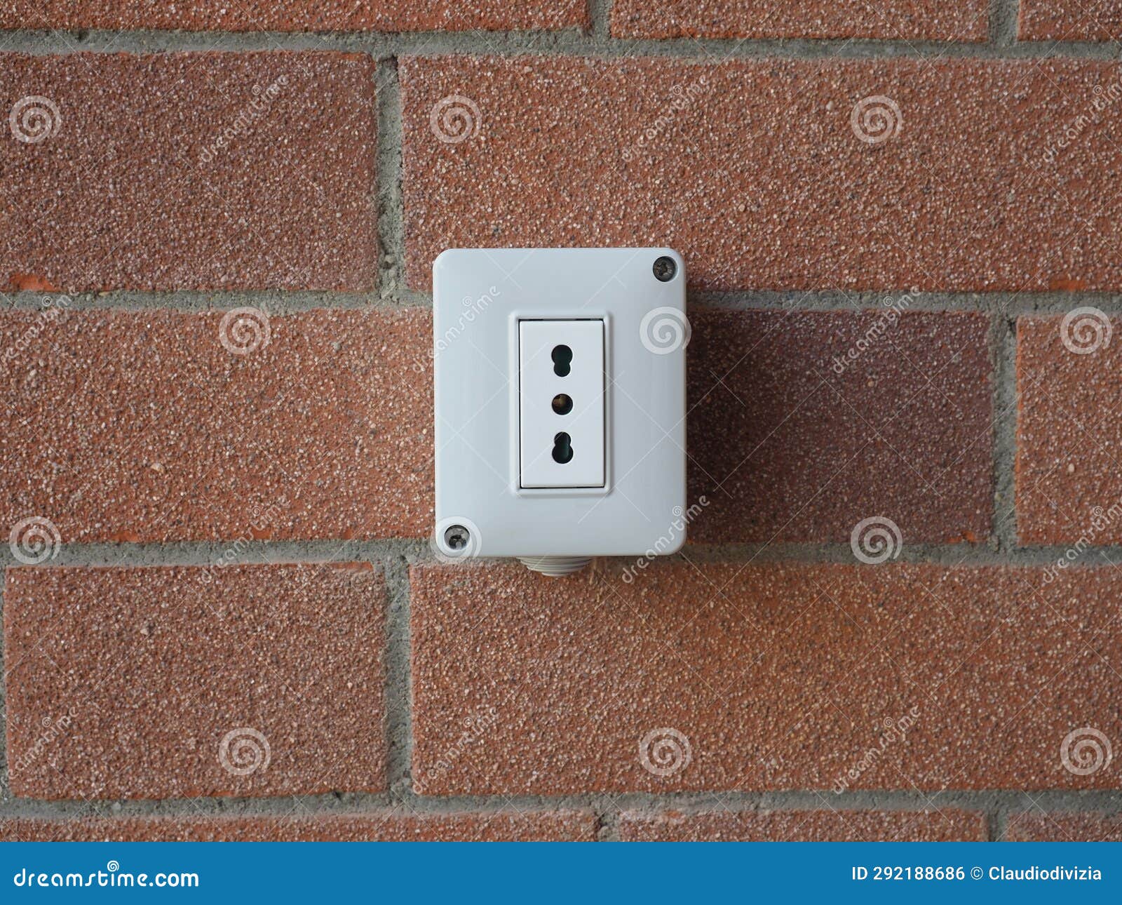 Wall power socket stock photo. Image of italia, european - 292188686