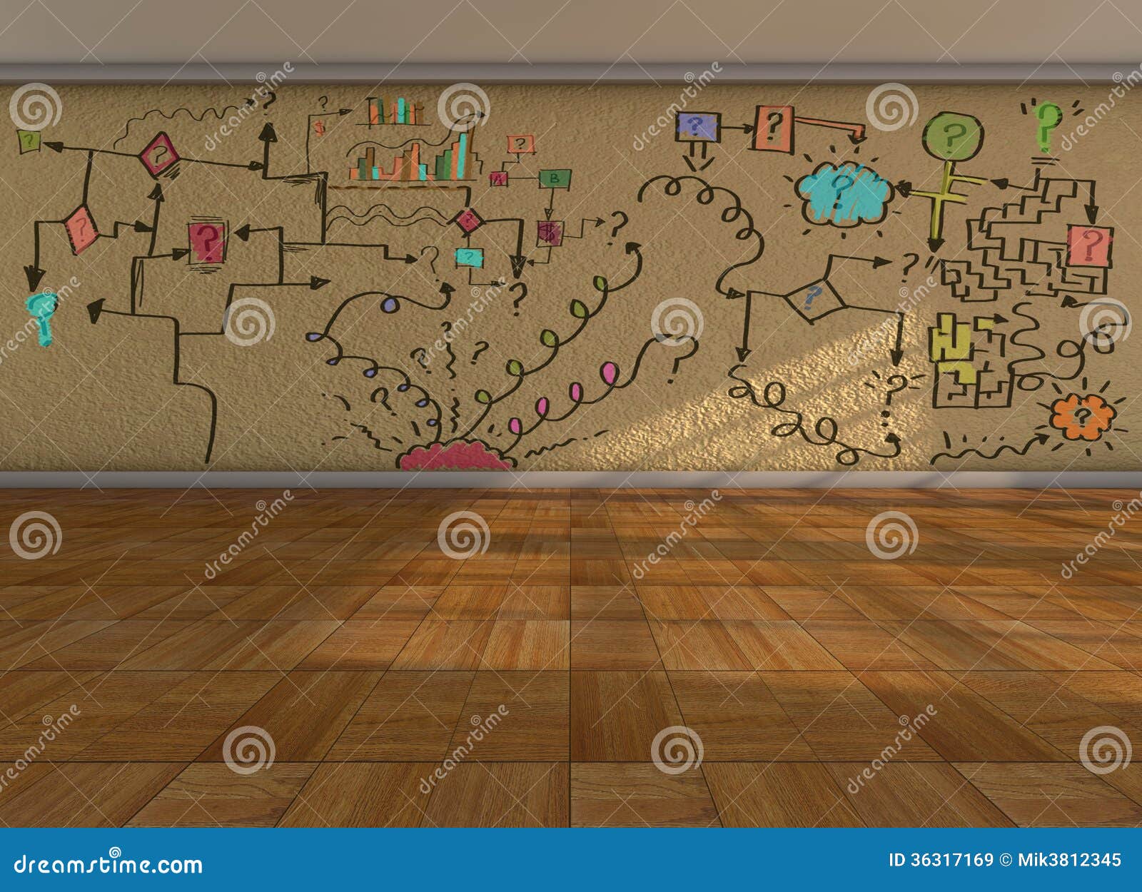 Wall problems stock image. Image of confusion, wall, possibility - 36317169